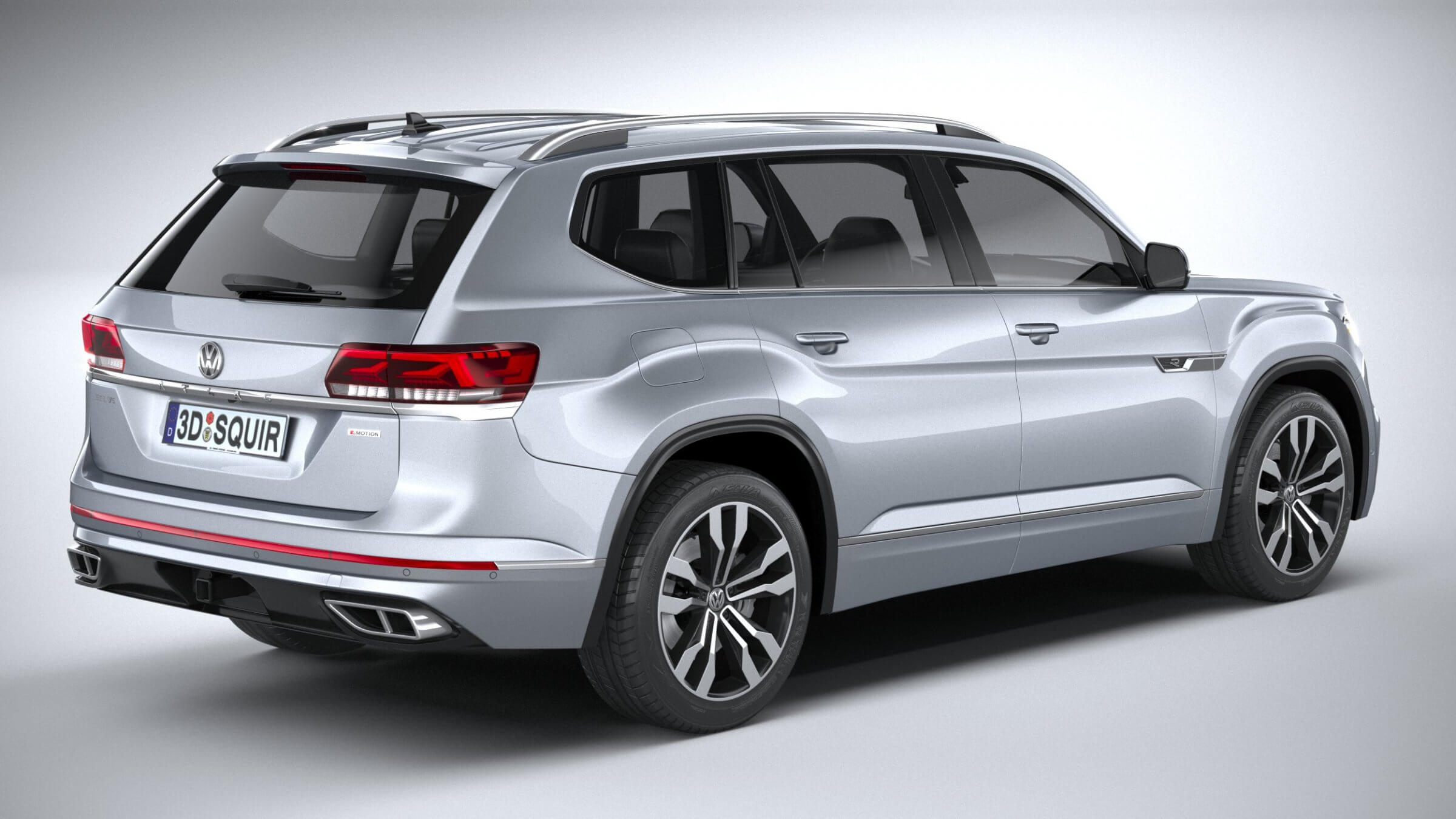 Volkswagen Atlas R-line 2021 3D Model by SQUIR