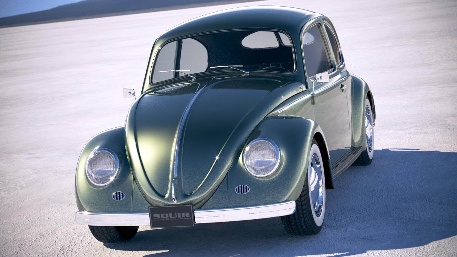 Volkswagen Beetle 1950 - 3D Model by SQUIR