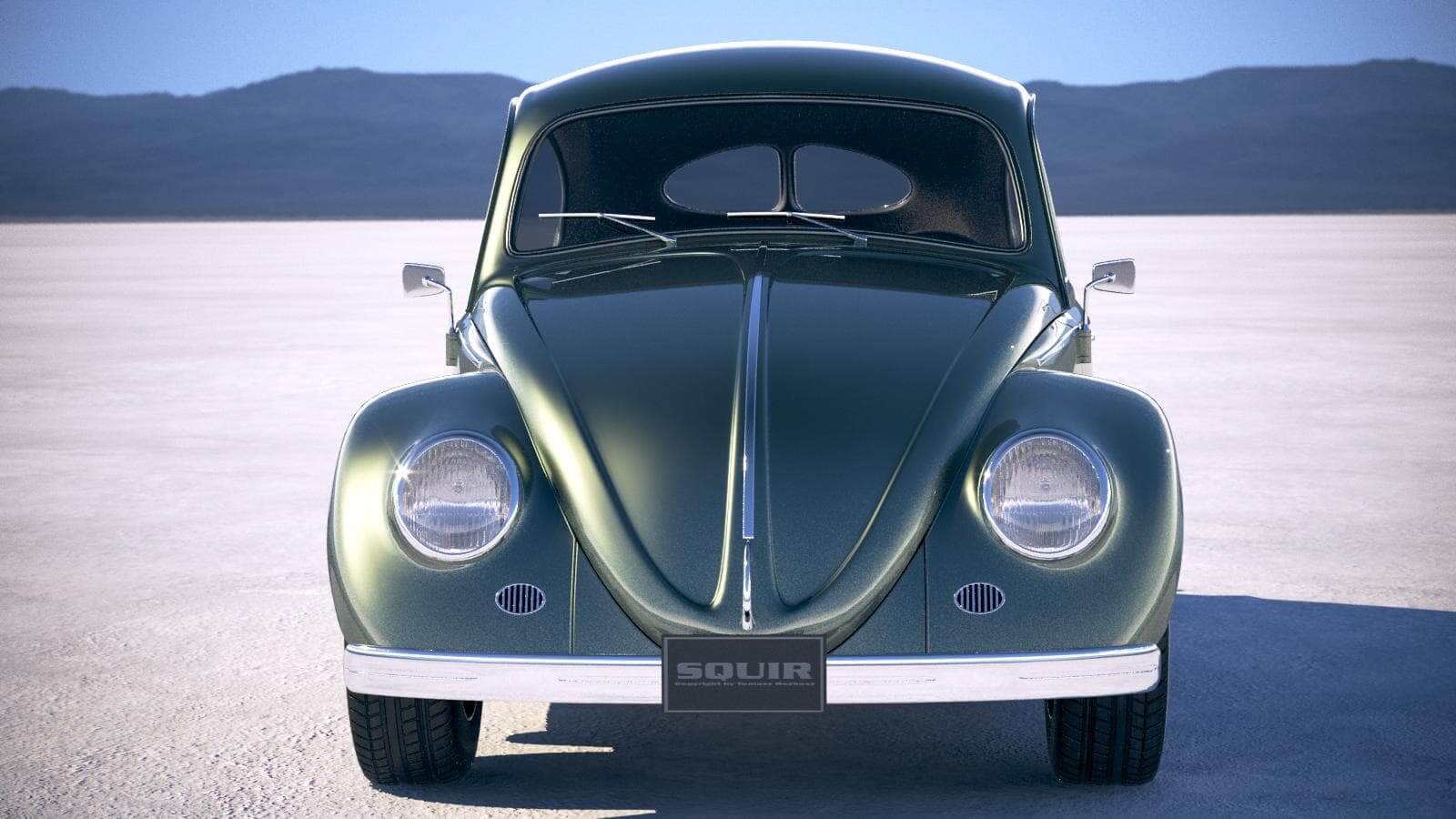Volkswagen Beetle 1950 - 3D Model by SQUIR