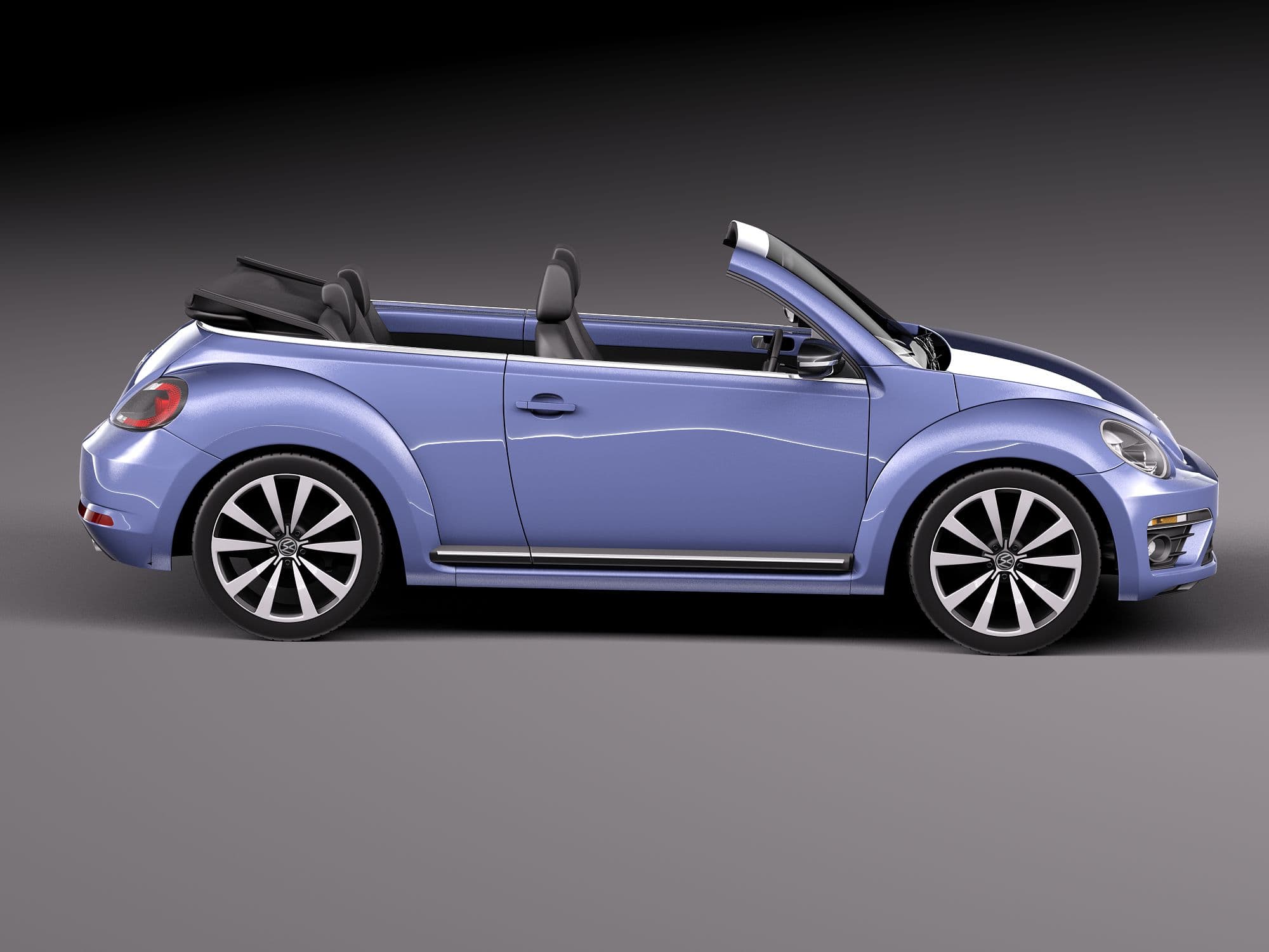 Volkswagen Beetle Convertible R-line 2015 3D Model by SQUIR