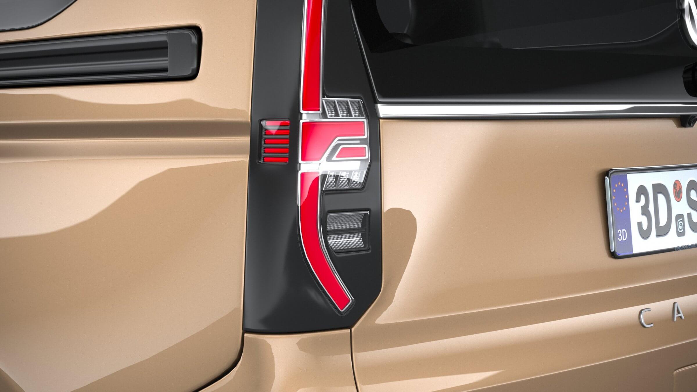 Volkswagen Caddy 2021 - 3D Model by SQUIR