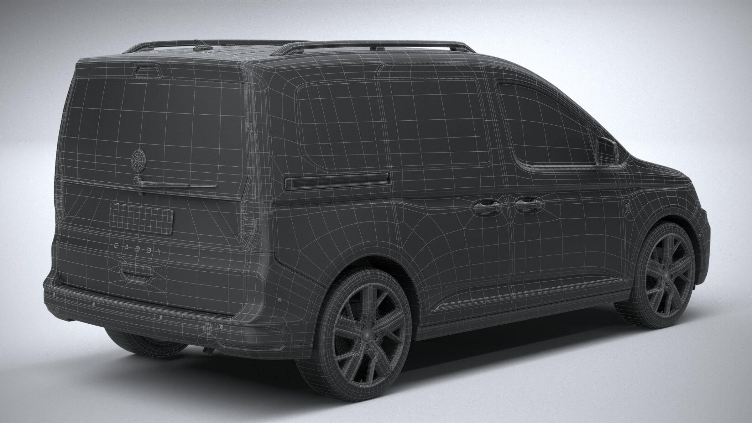 Volkswagen Caddy 2021 - 3D Model by SQUIR