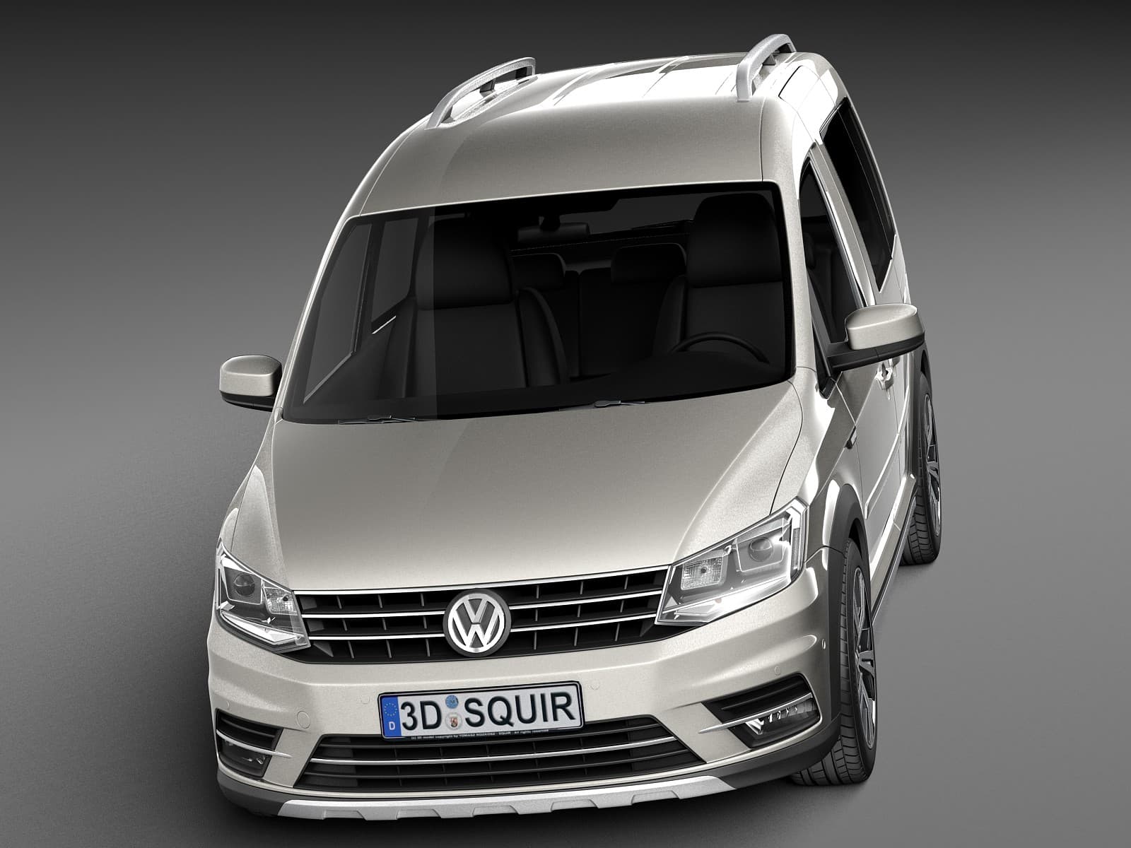 Volkswagen Caddy Allroad 2016 - 3D Model by SQUIR