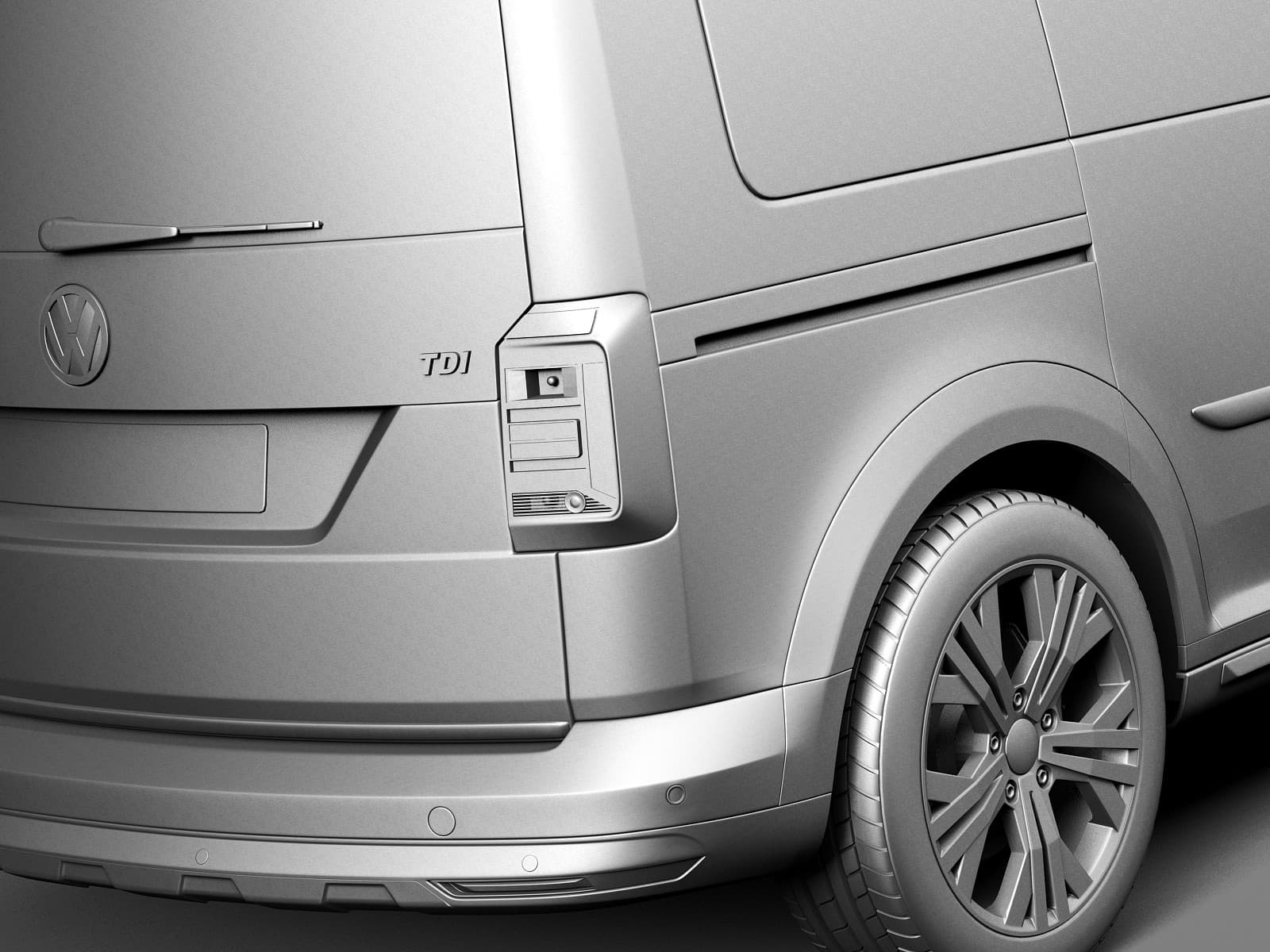 Volkswagen Caddy Allroad 2016 - 3D Model by SQUIR