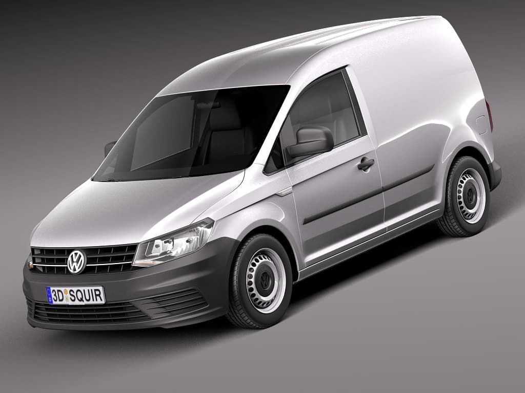 Volkswagen Caddy Cargo Van 2016 - 3D Model by SQUIR