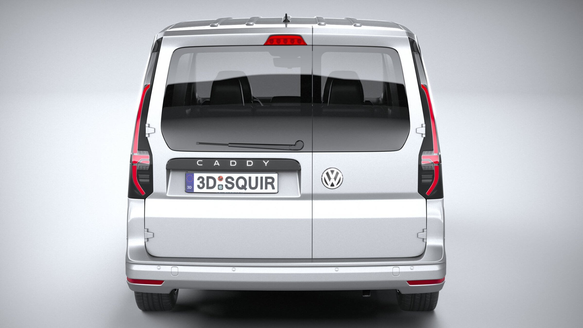 Volkswagen Caddy Commerce Pro Van 2022 - 3D Model by SQUIR