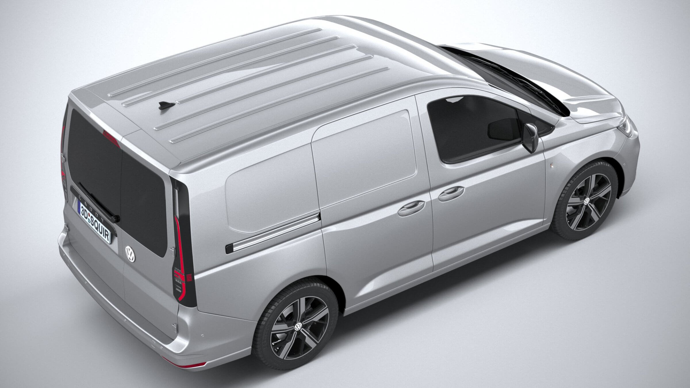 Volkswagen Caddy Commerce Pro Van 2022 - 3D Model by SQUIR