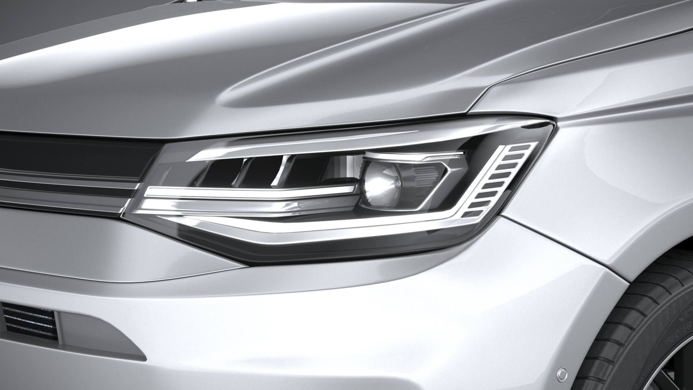 Volkswagen Caddy Commerce Pro Van 2022 - 3D Model by SQUIR