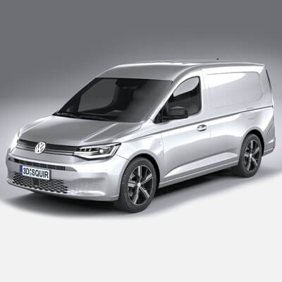 Volkswagen Caddy Commerce Pro Van 2022 - 3D Model by SQUIR