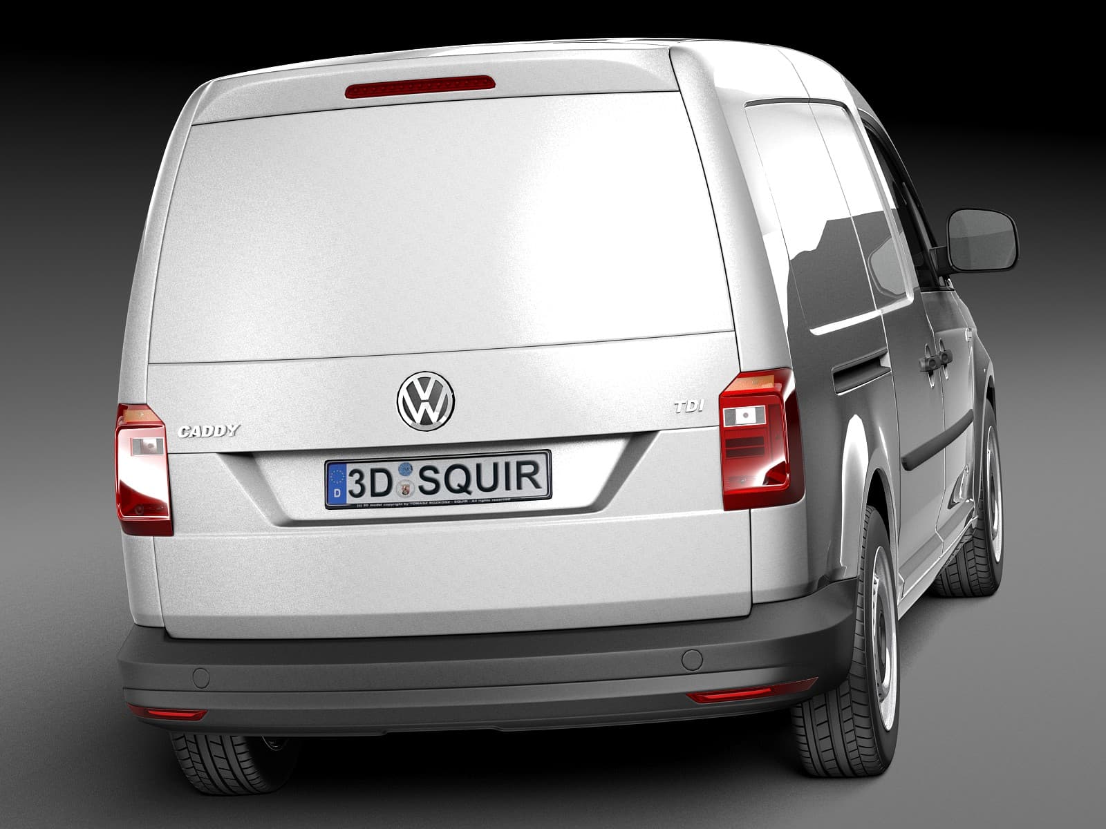 Volkswagen Caddy Maxi 2016 - 3D Model by SQUIR