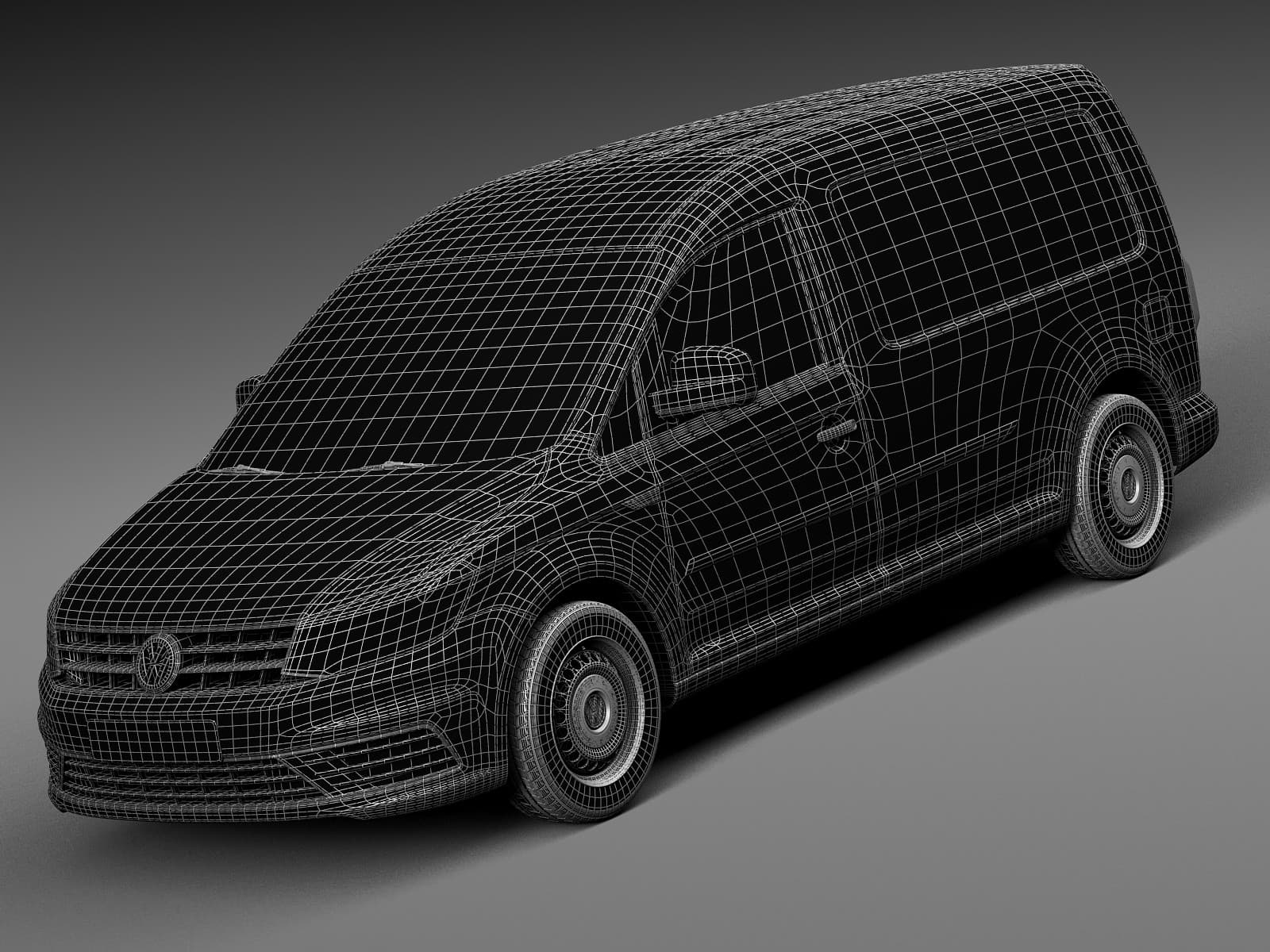 Volkswagen Caddy Maxi 2016 - 3D Model by SQUIR