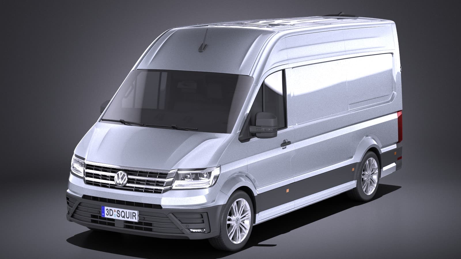 Volkswagen Crafter 2018 (V-Ray) 3D Model by SQUIR
