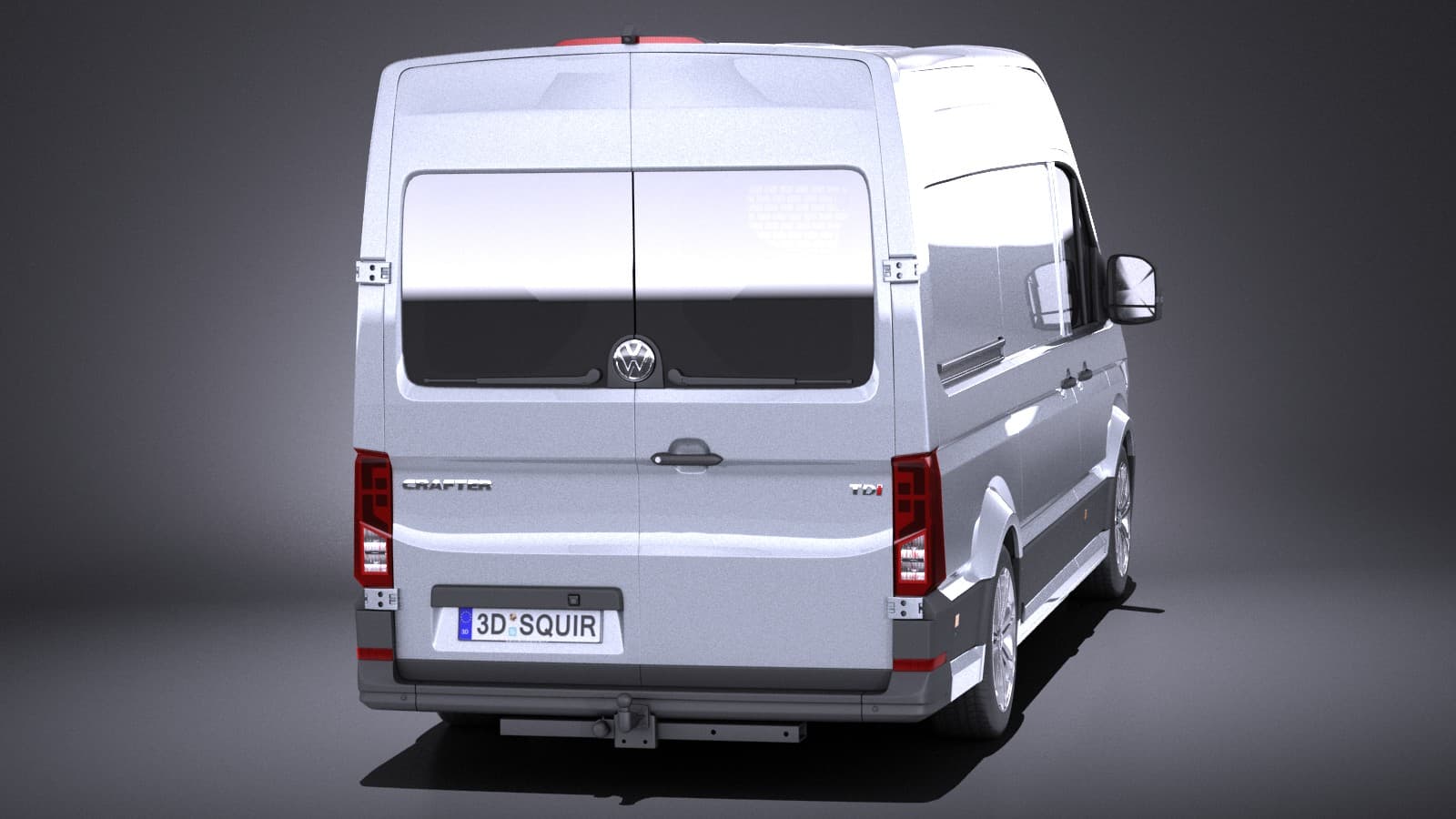Volkswagen Crafter 2018 (V-Ray) 3D Model by SQUIR