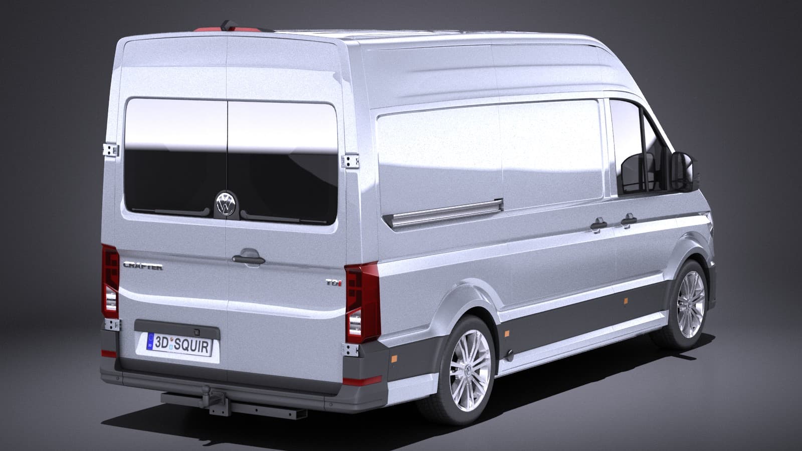 Volkswagen Crafter 2018 (V-Ray) 3D Model by SQUIR