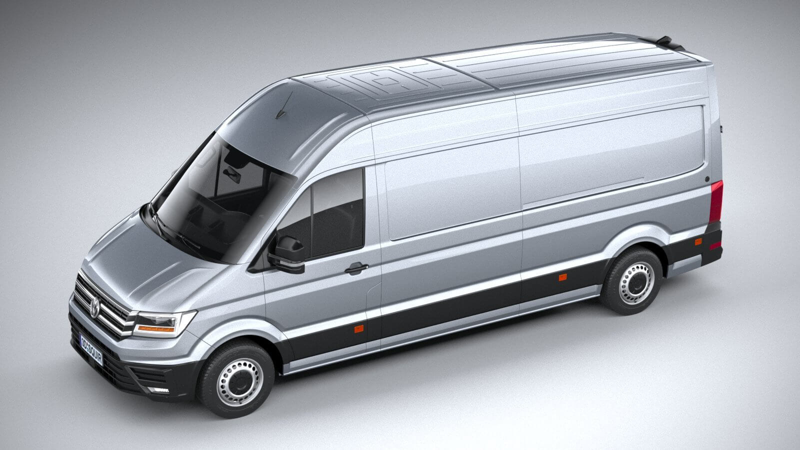 Volkswagen Crafter Long High Roof 2019 - 3D Model by SQUIR