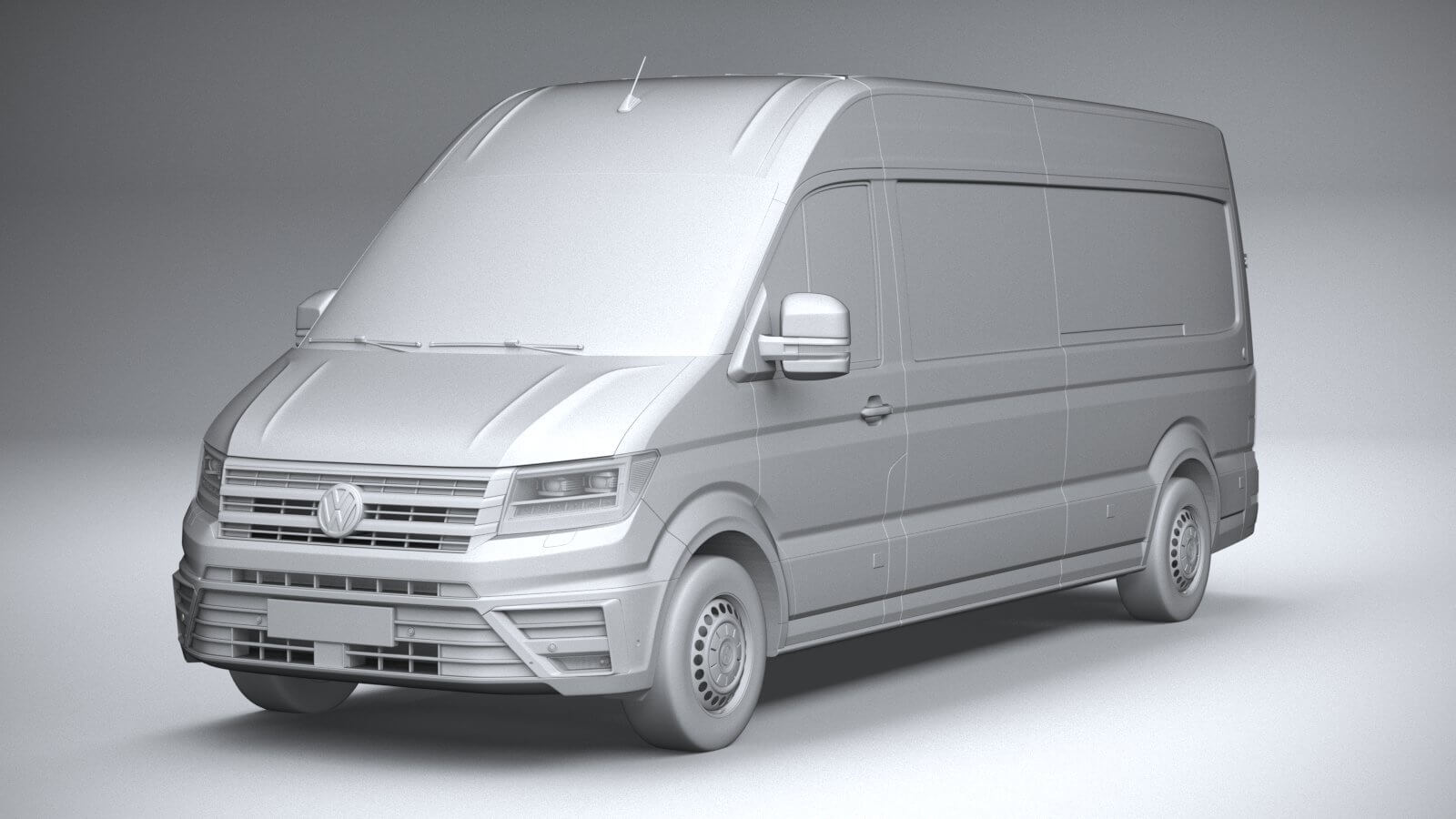 Volkswagen Crafter Long High Roof 2019 - 3D Model by SQUIR