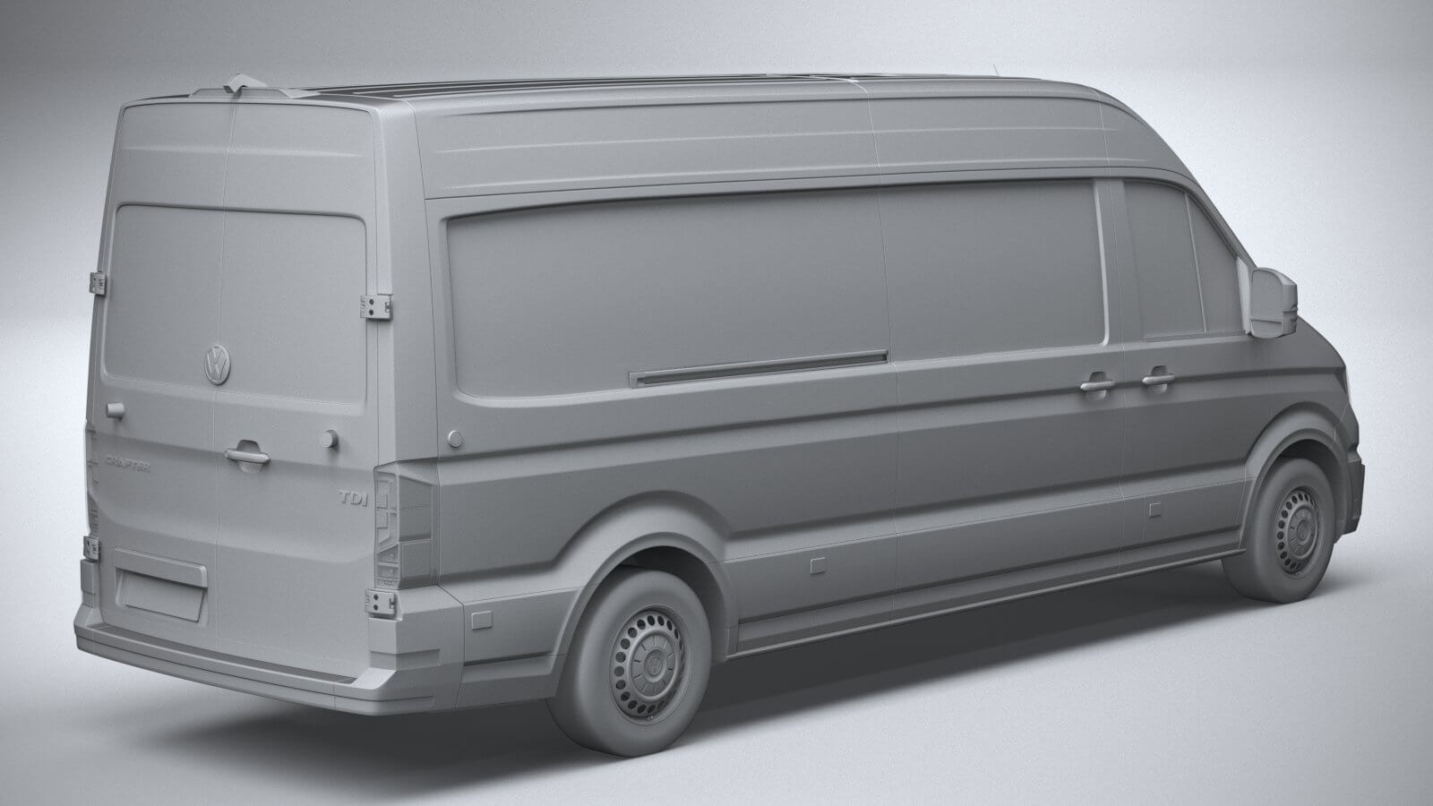 Volkswagen Crafter Long High Roof 2019 - 3D Model by SQUIR