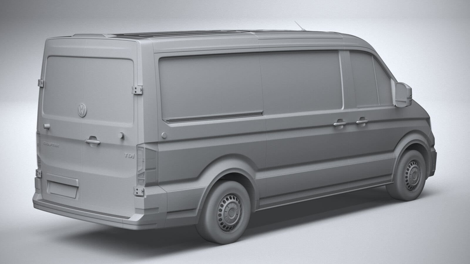 Volkswagen Crafter Medium Low Roof 2019 - 3D Model by SQUIR