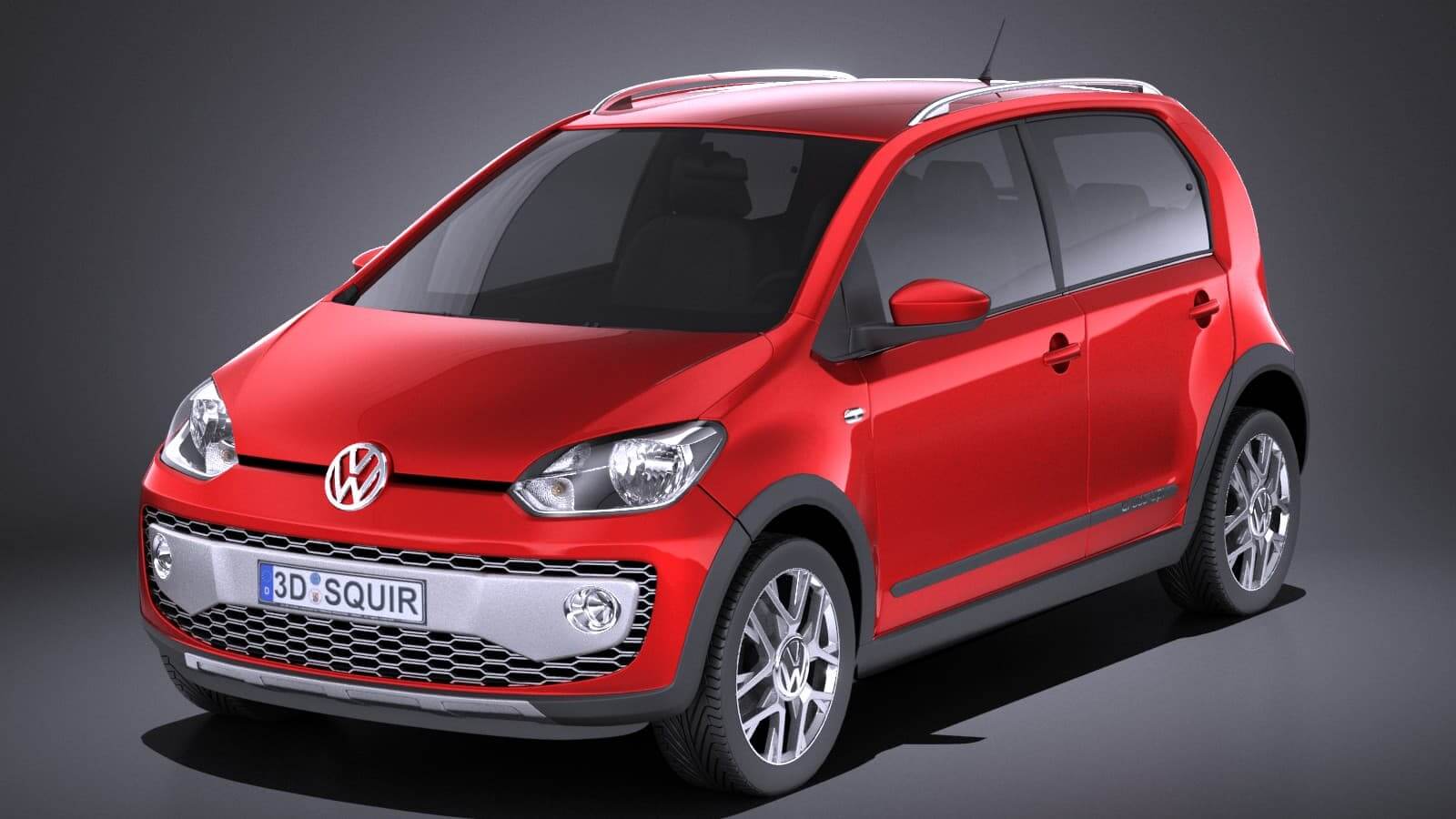 Volkswagen Cross Up 2016 (V-Ray) 3D Model by SQUIR