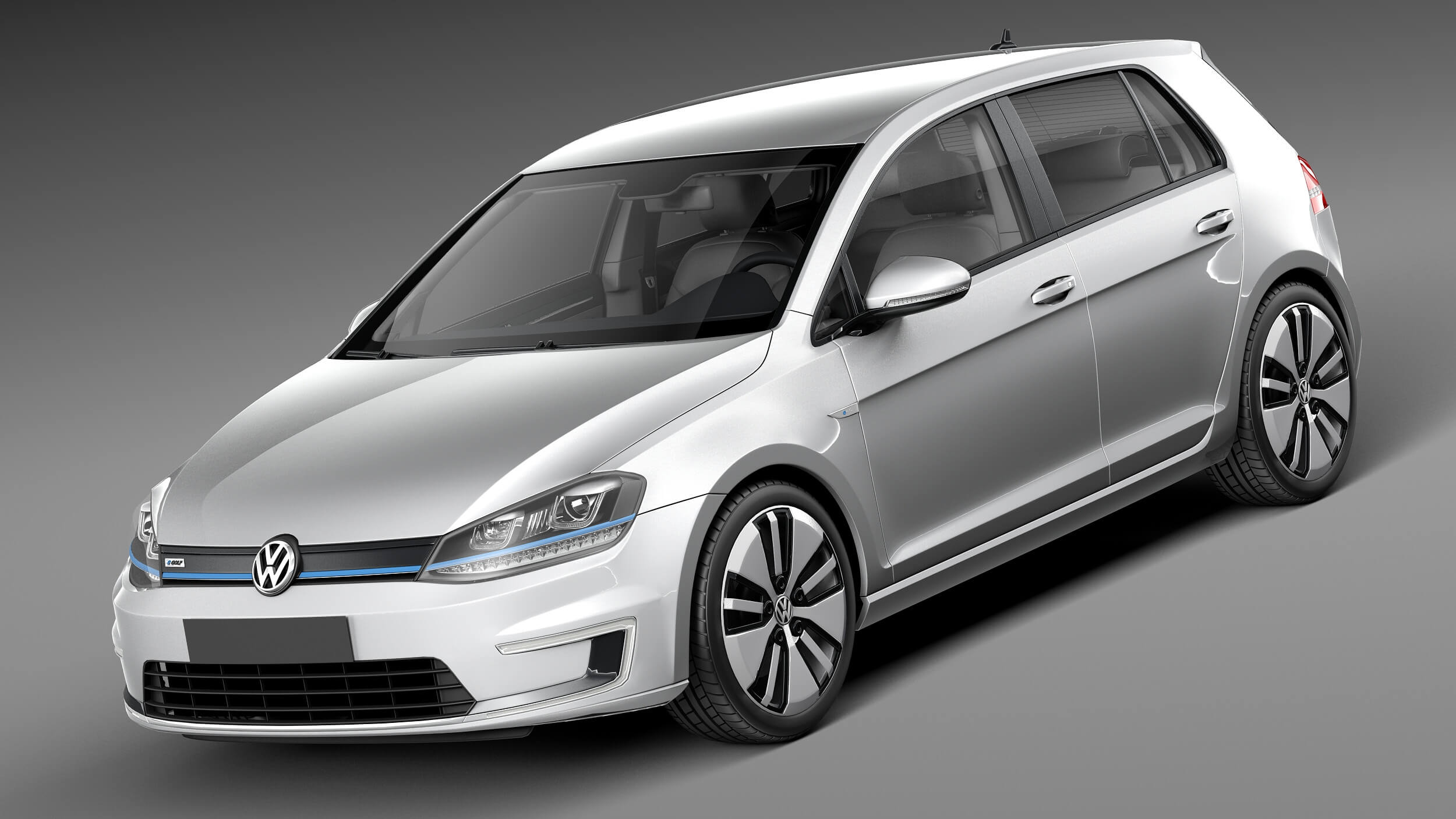 Volkswagen E-Golf 2015 3D Model by SQUIR