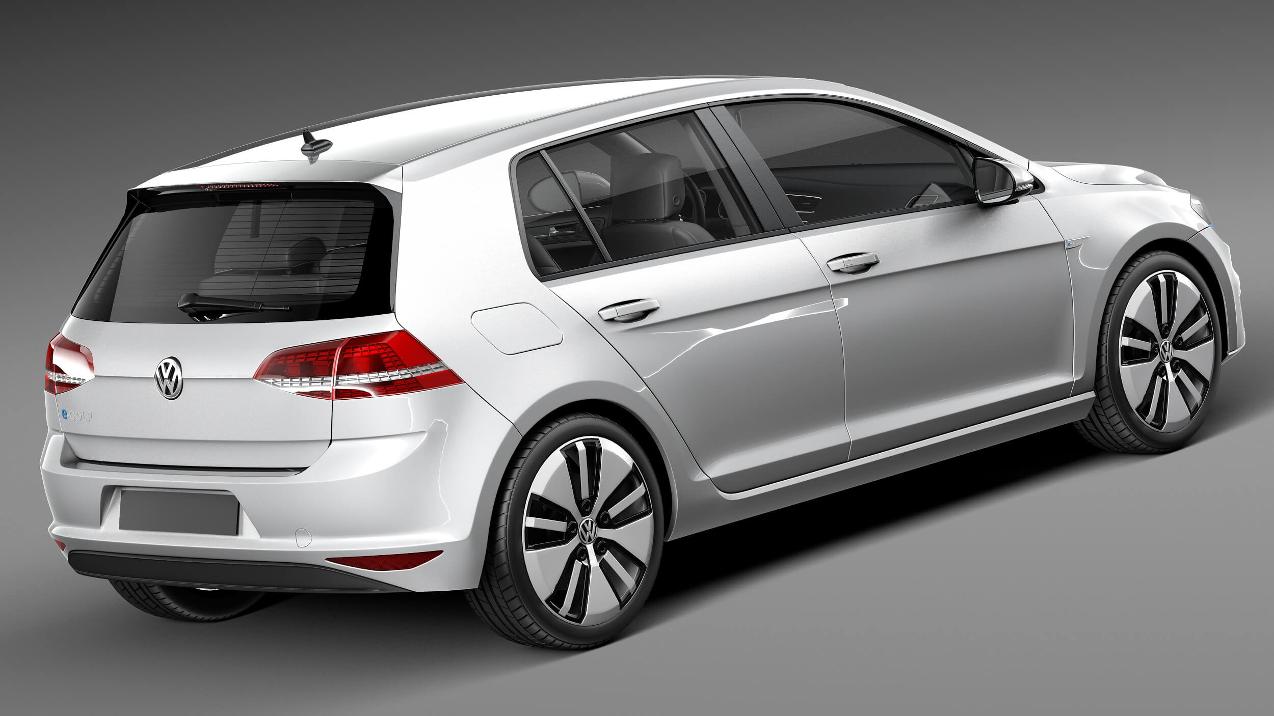 Volkswagen E-Golf 2015 3D Model by SQUIR
