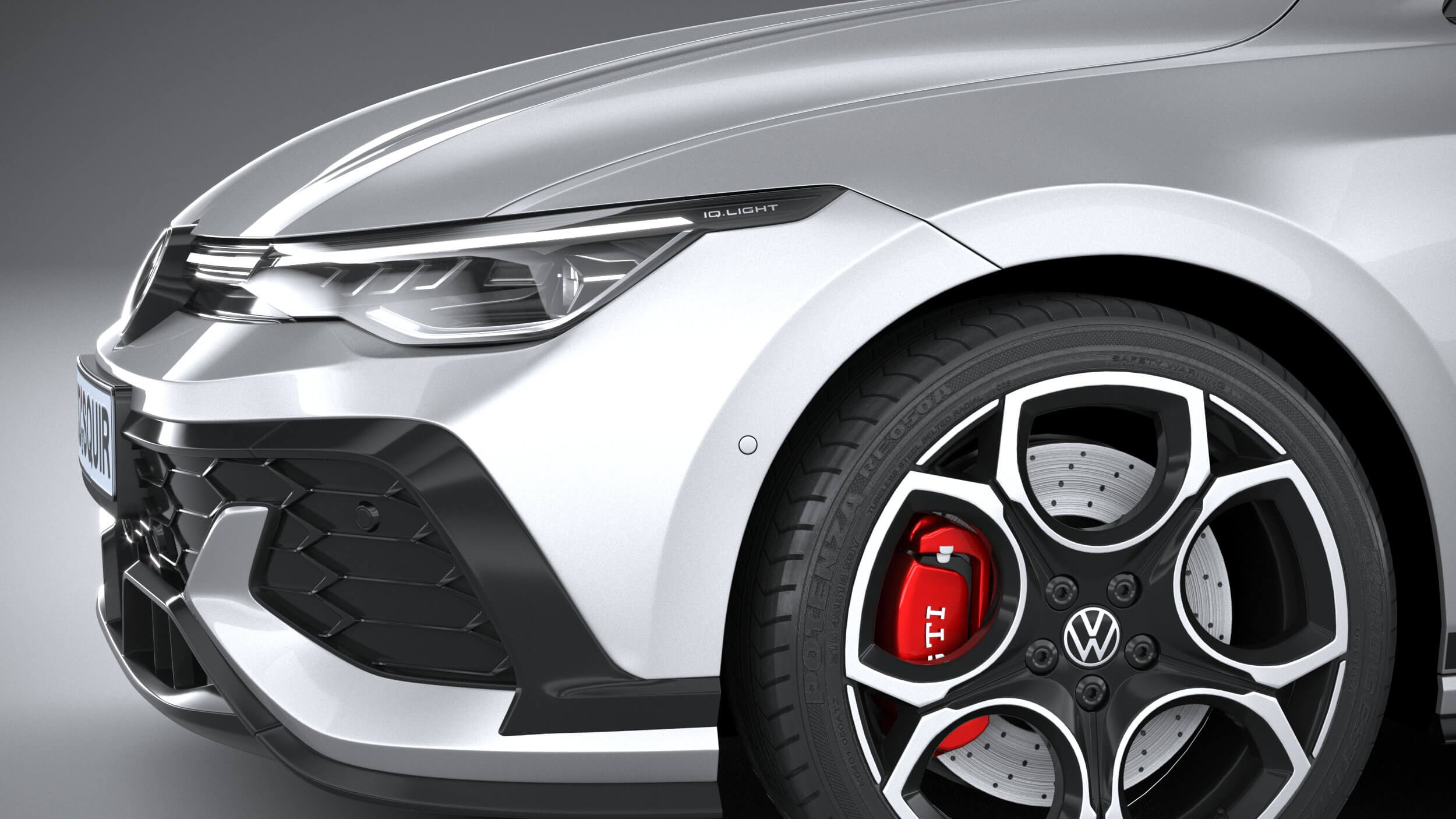 Volkswagen Golf Clubsport GTI 2025 - 3D Model by SQUIR