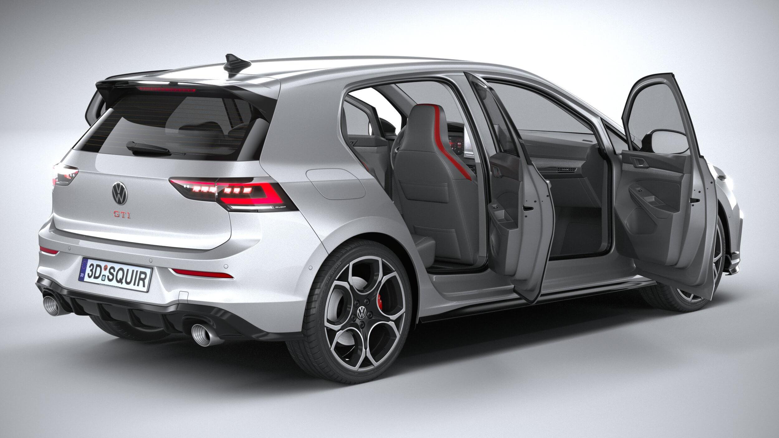 Volkswagen Golf Clubsport GTI 2025 - 3D Model by SQUIR