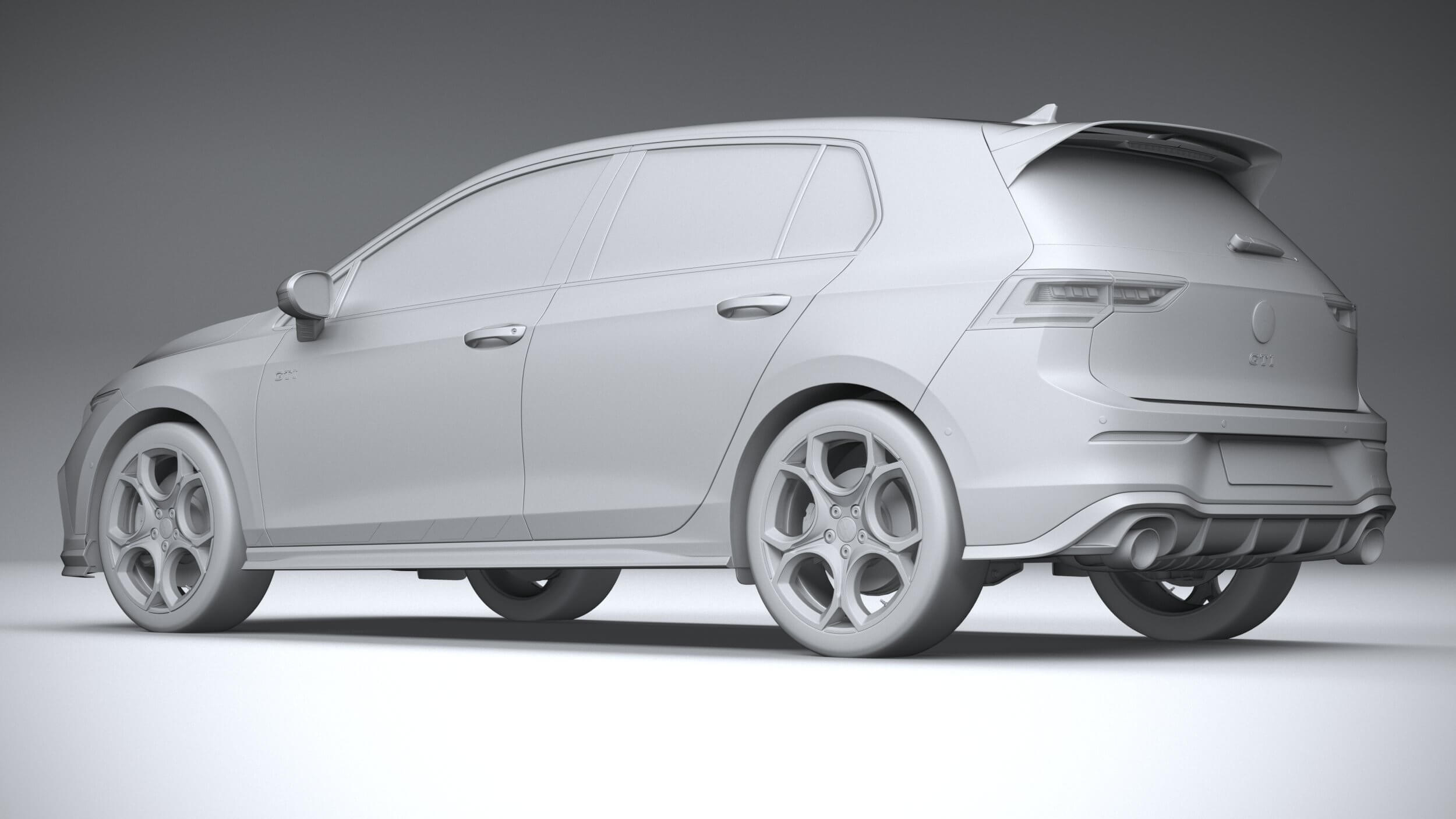 Volkswagen Golf Clubsport GTI 2025 - 3D Model by SQUIR