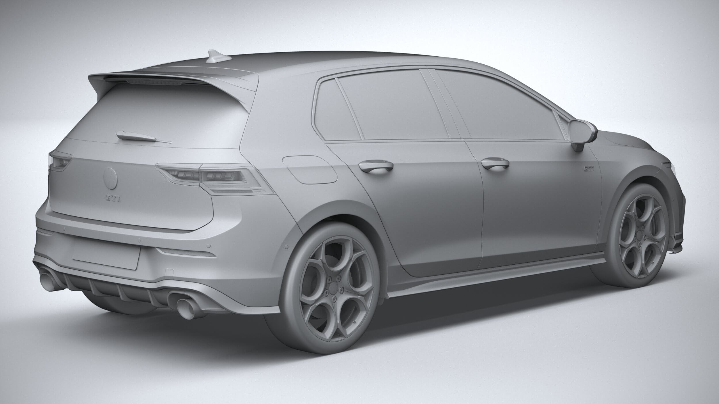 Volkswagen Golf Clubsport GTI 2025 - 3D Model by SQUIR
