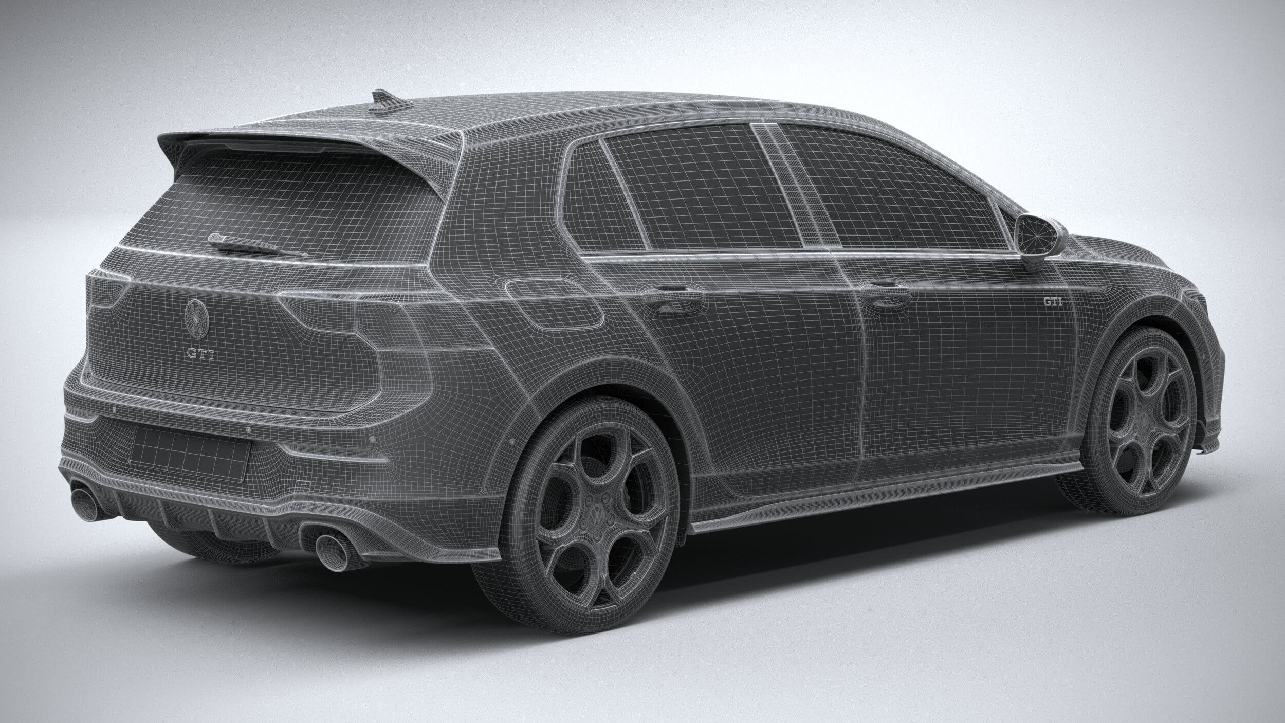 Volkswagen Golf Clubsport GTI 2025 - 3D Model by SQUIR