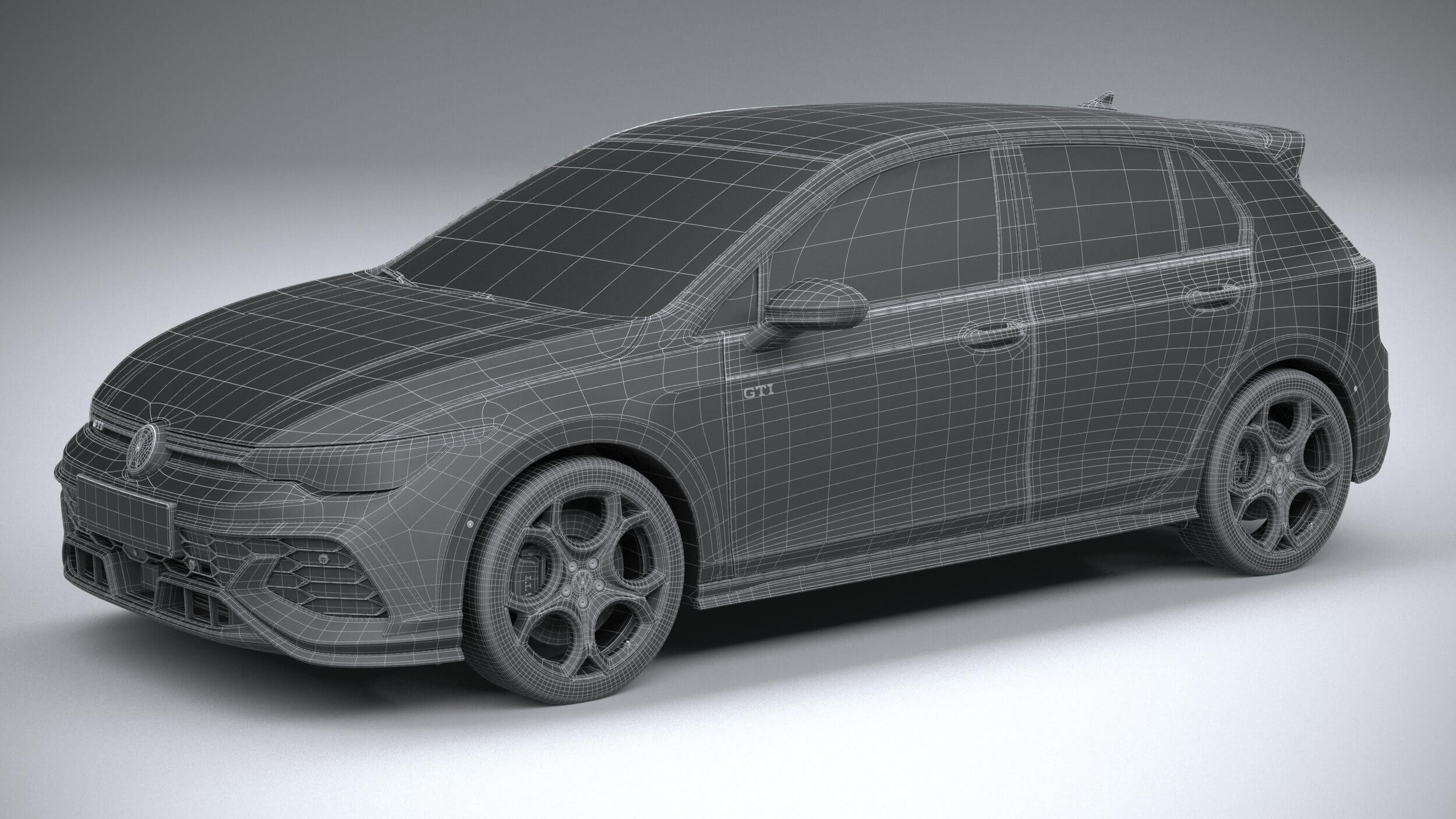 Volkswagen Golf Clubsport GTI 2025 - 3D Model by SQUIR