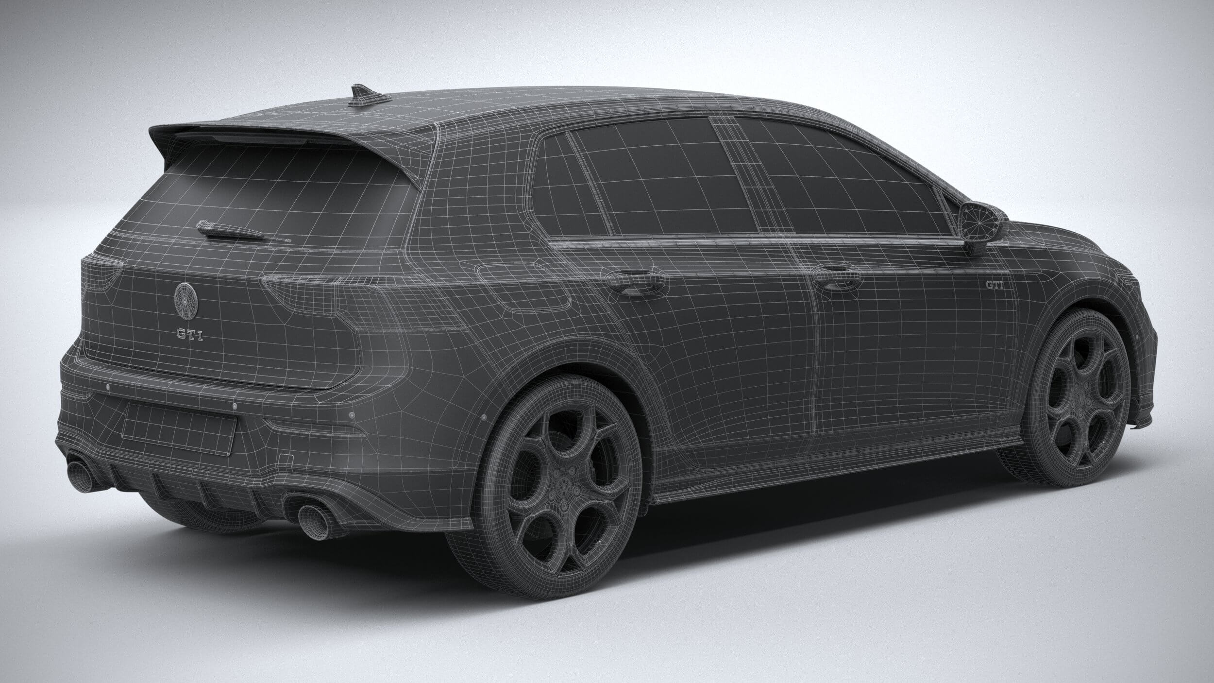 Volkswagen Golf Clubsport GTI 2025 - 3D Model by SQUIR