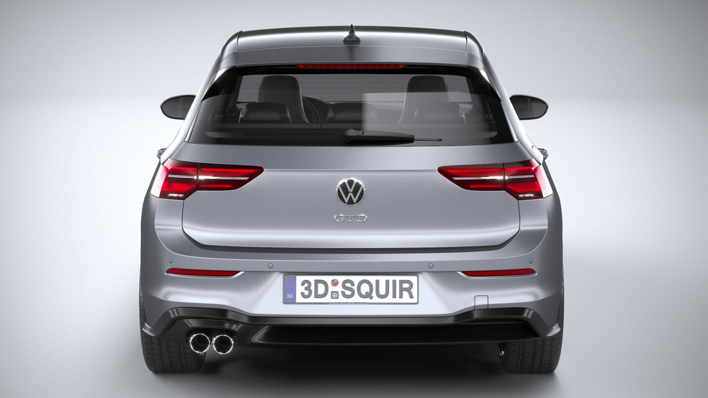 Volkswagen Golf GTD 5-door 2020 3D Model by SQUIR