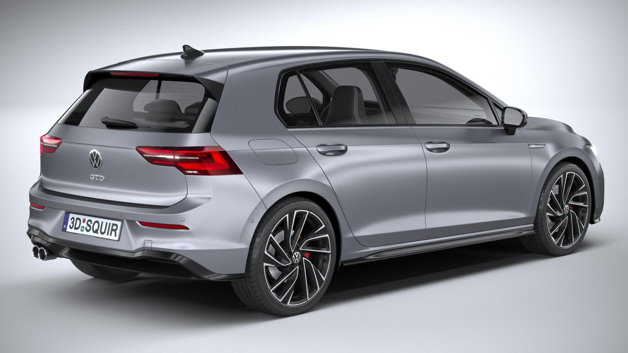 Volkswagen Golf GTD 5-door 2020 3D Model by SQUIR
