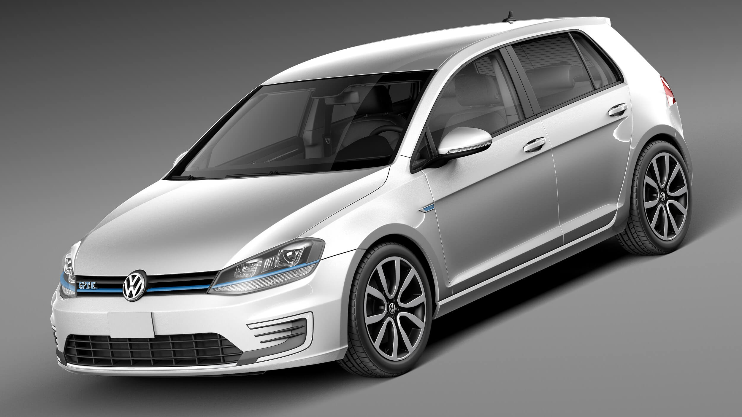 Volkswagen Golf GTE 2015 - 3D Model by SQUIR