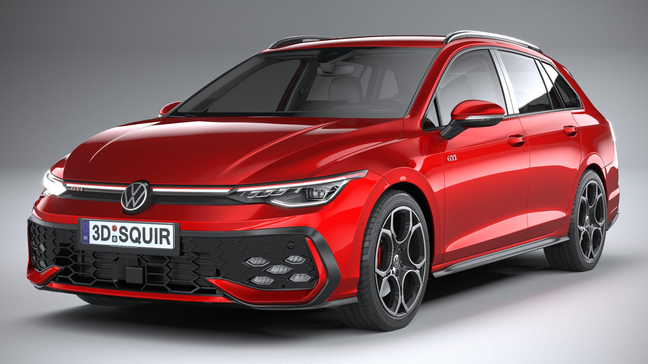 Volkswagen Golf GTI Variant 2024 - 3D Model by SQUIR