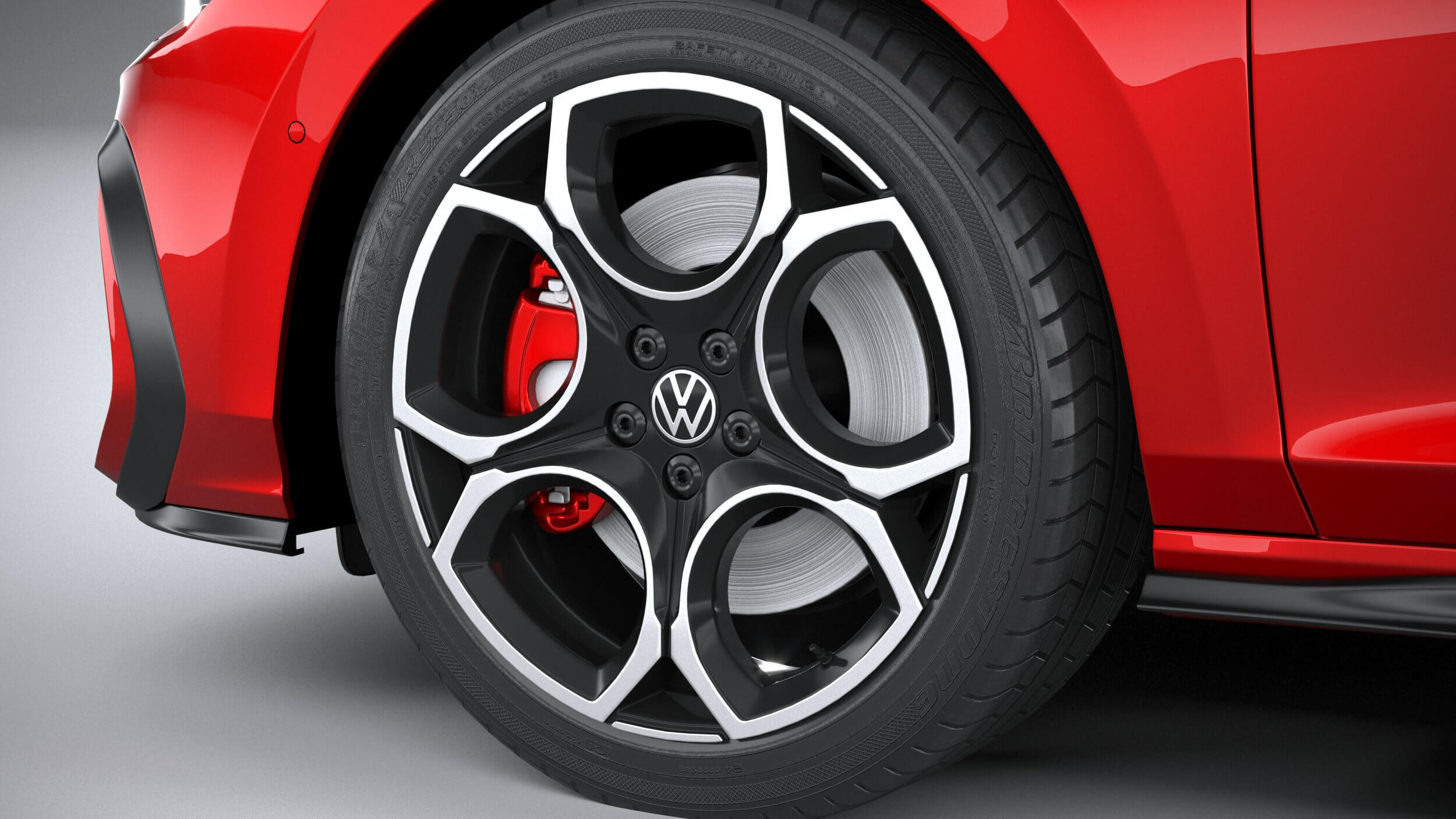 Volkswagen Golf GTI Variant 2024 - 3D Model by SQUIR