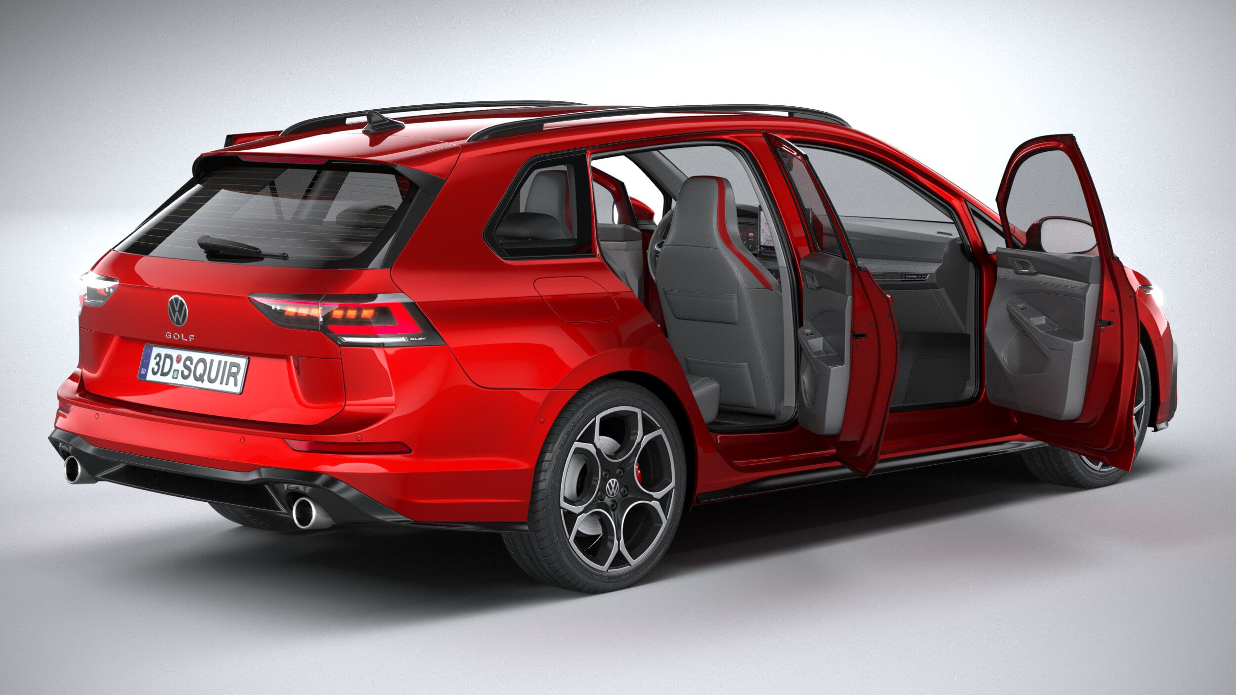 Volkswagen Golf GTI Variant 2024 - 3D Model by SQUIR