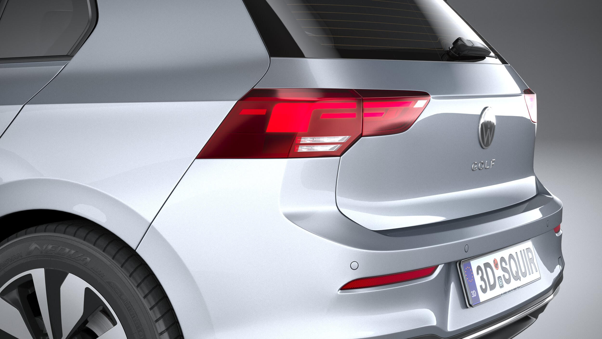 Volkswagen Golf LIFE 2023 - 3D Model by SQUIR