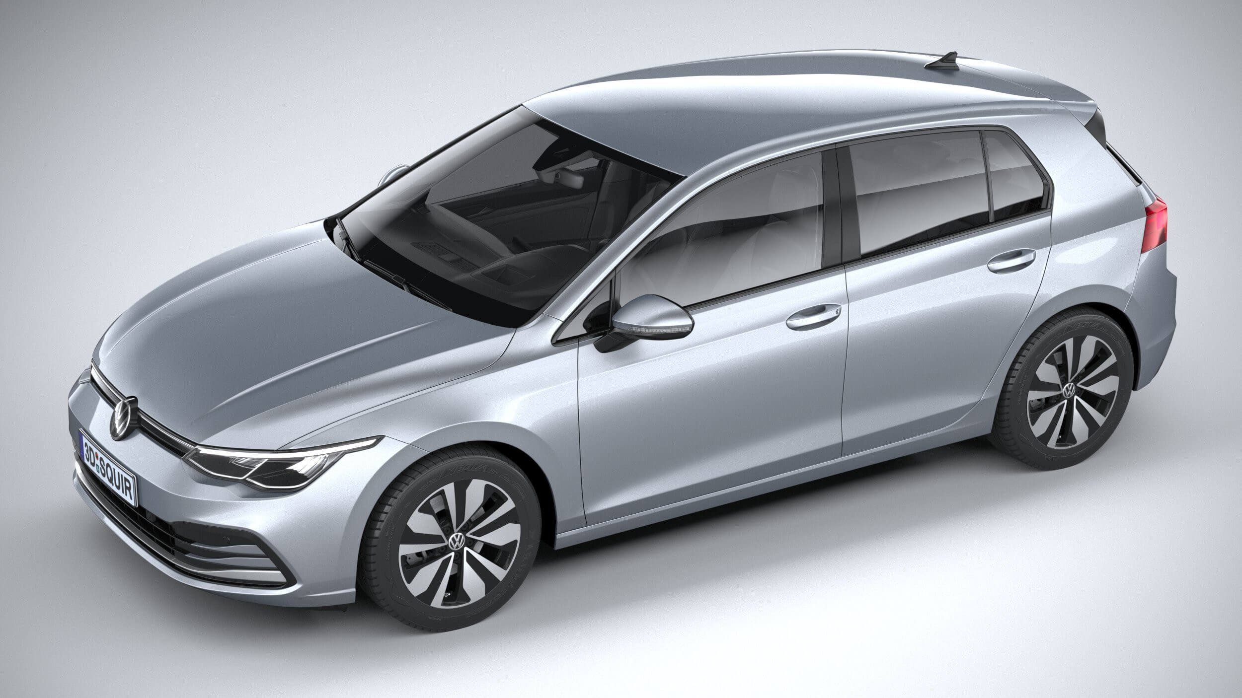 Volkswagen Golf LIFE 2023 - 3D Model by SQUIR