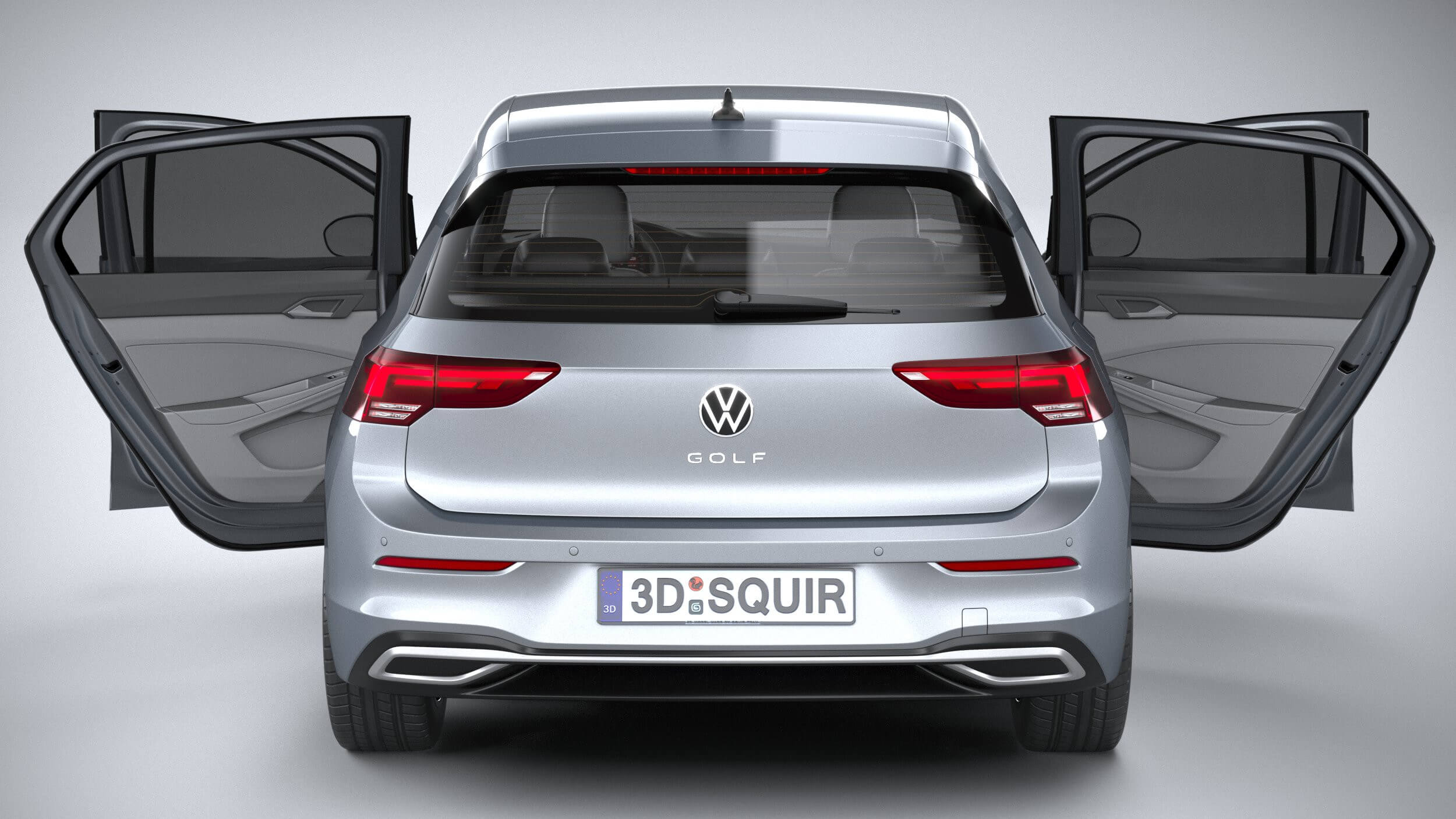 Volkswagen Golf LIFE 2023 - 3D Model by SQUIR