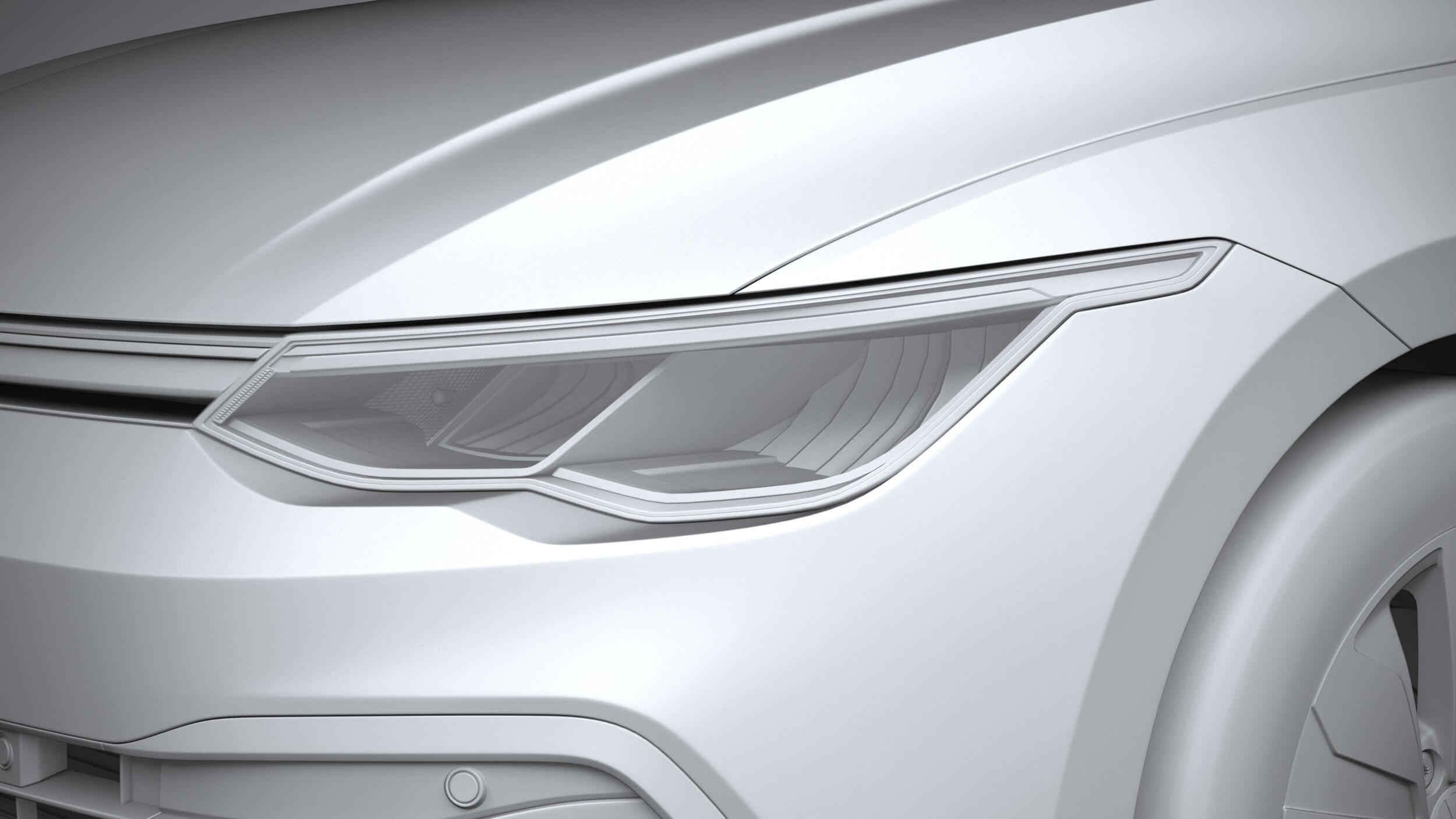 Volkswagen Golf LIFE 2023 - 3D Model by SQUIR