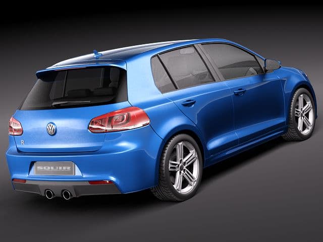 Volkswagen Golf R 2011 - 3D Model by SQUIR