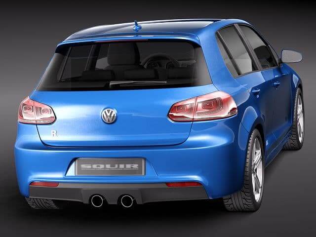 Volkswagen Golf R 2011 - 3D Model by SQUIR