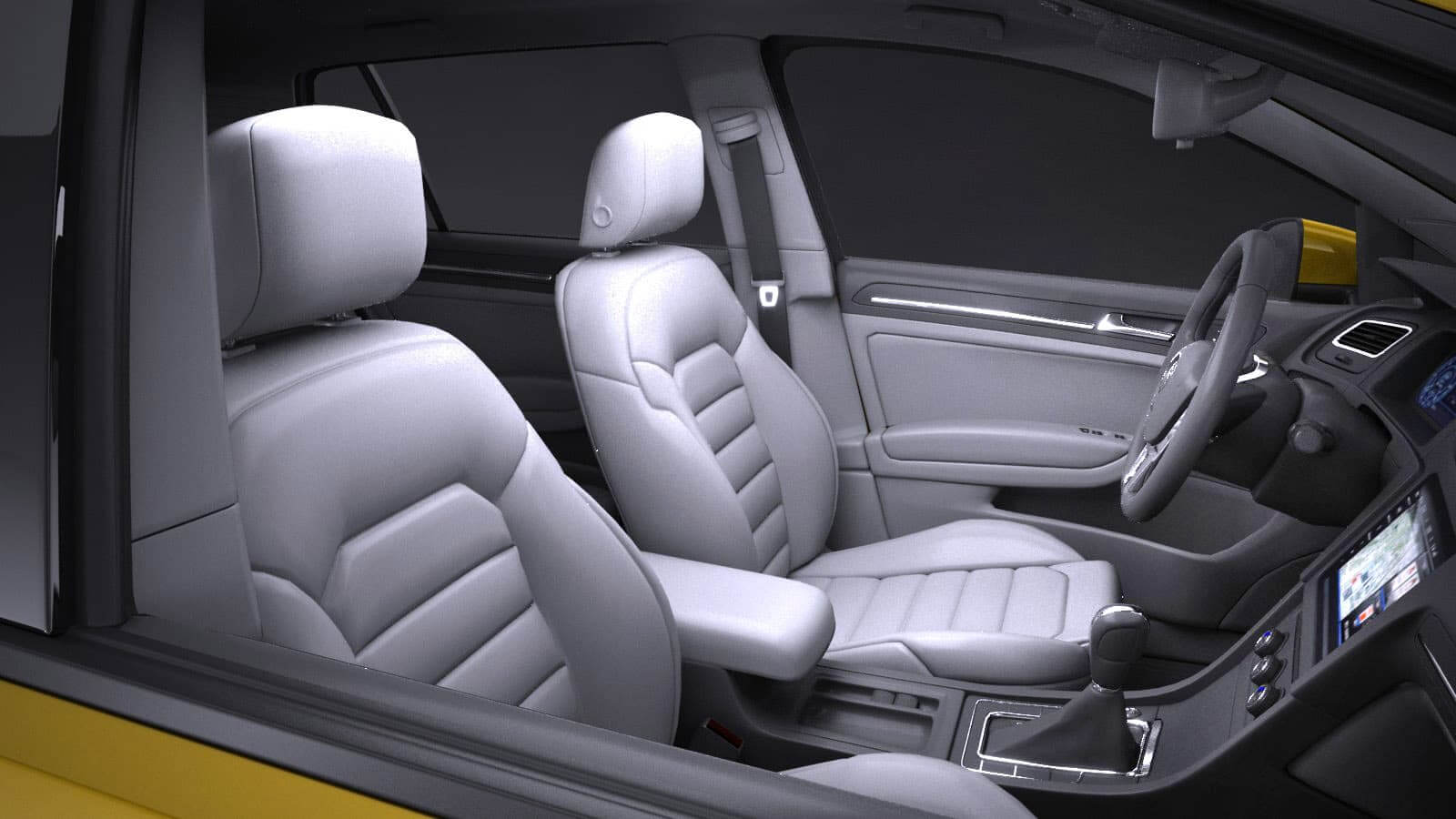 Volkswagen Golf R 2017 - 3D Model by SQUIR