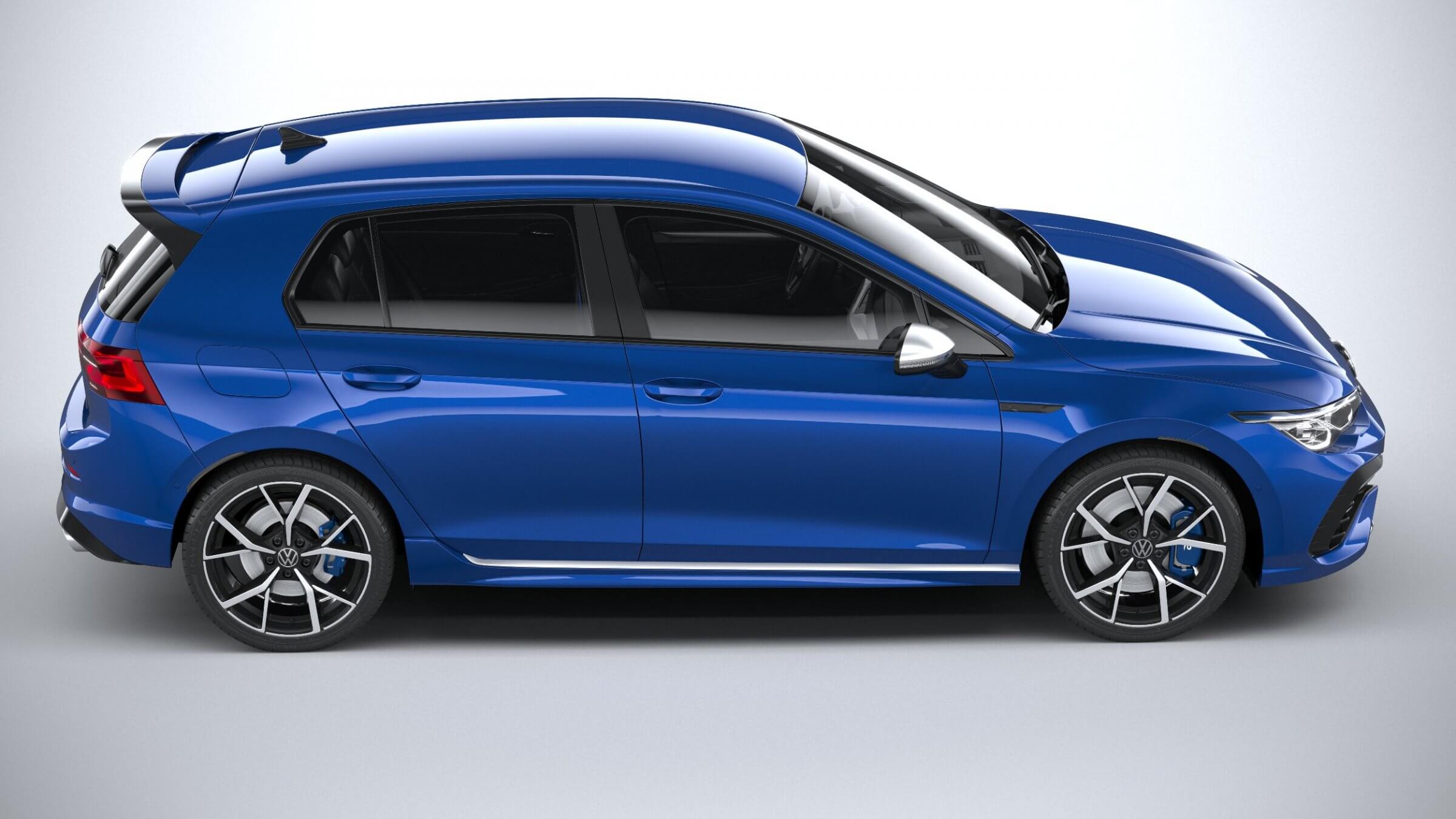 Volkswagen Golf R 2022 - 3D Model by SQUIR