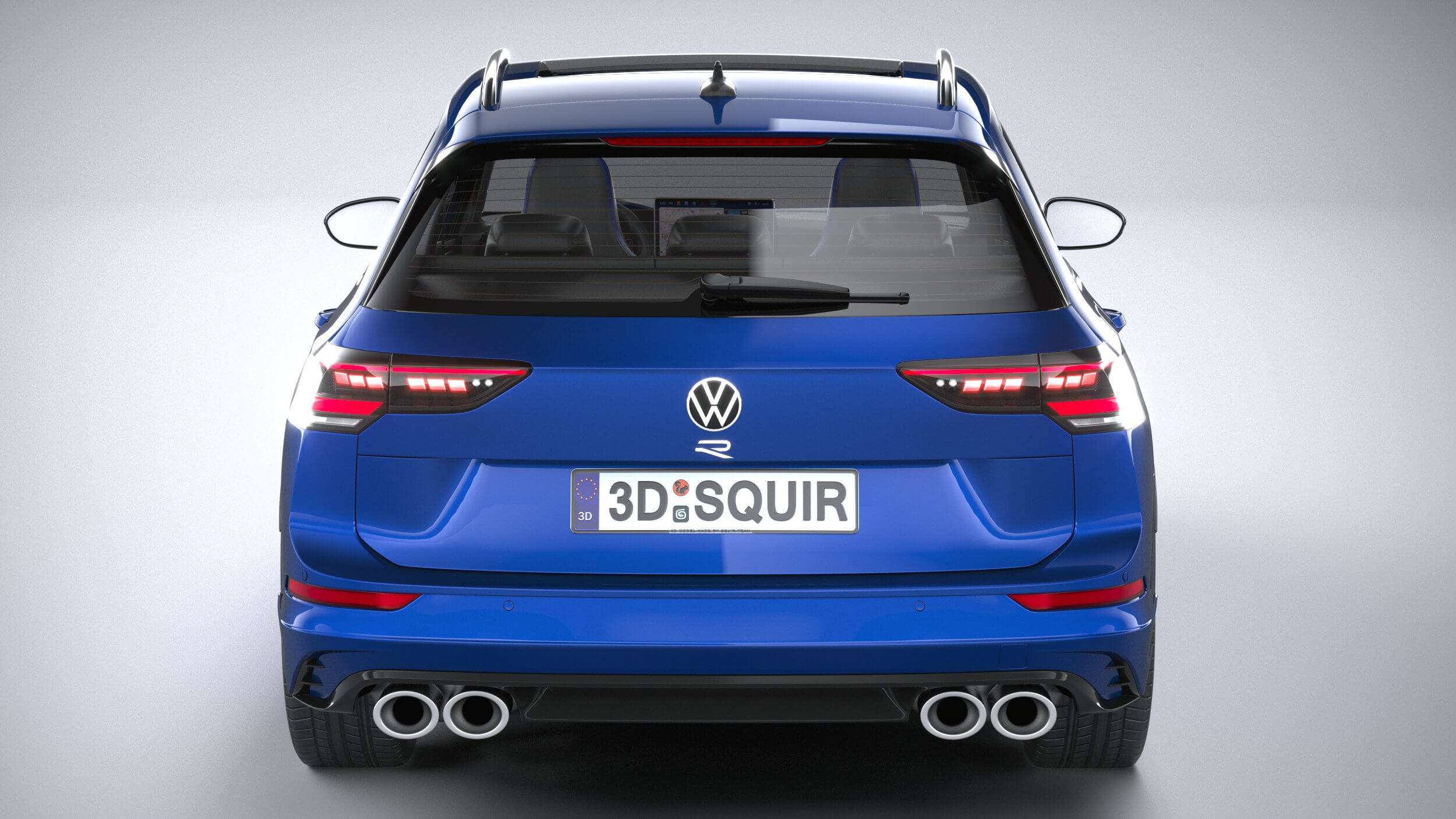 Volkswagen Golf R Variant 2025 - 3D Model by SQUIR