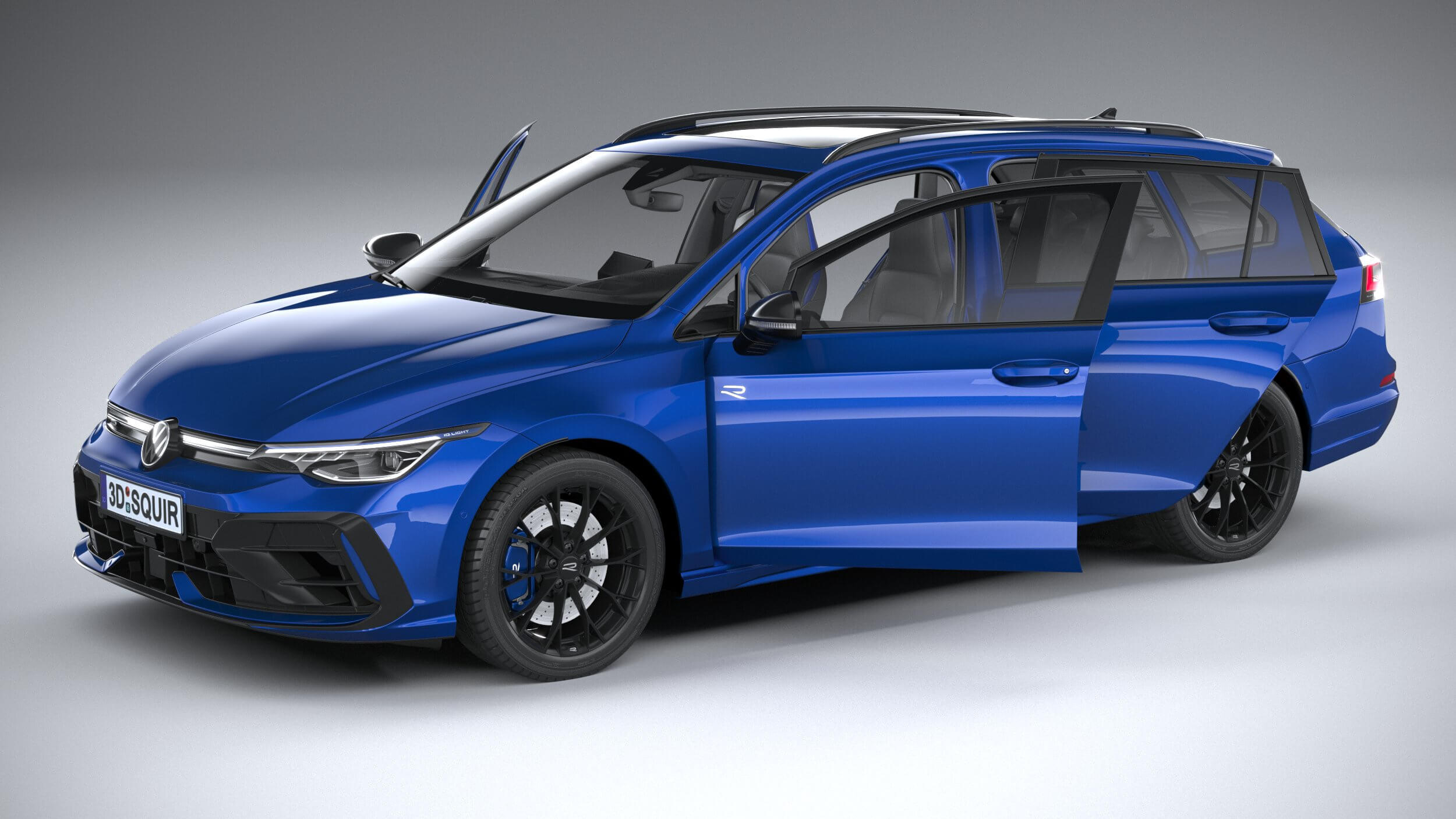 Volkswagen Golf R Variant 2025 - 3D Model by SQUIR