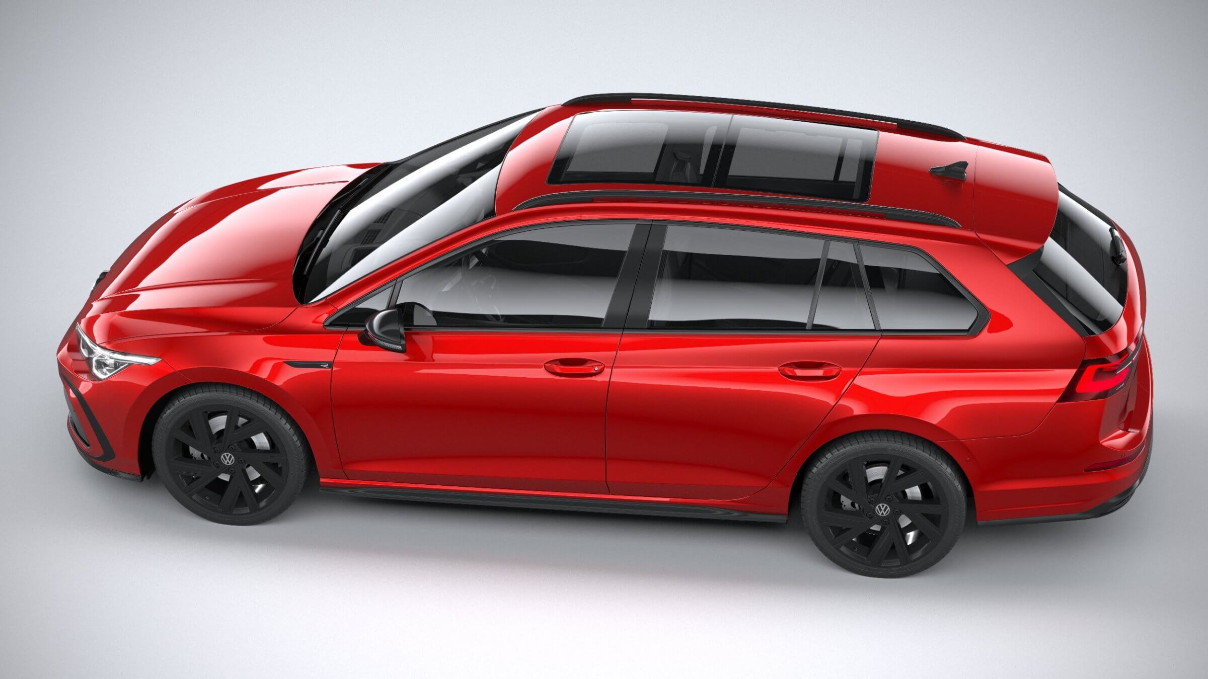 Volkswagen Golf Variant R-line 2021 3D Model by SQUIR