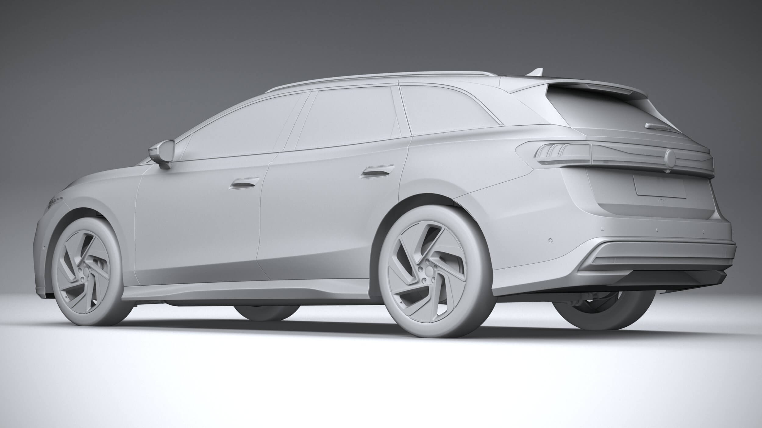 Volkswagen ID.7 Tourer 2025 - 3D Model by SQUIR